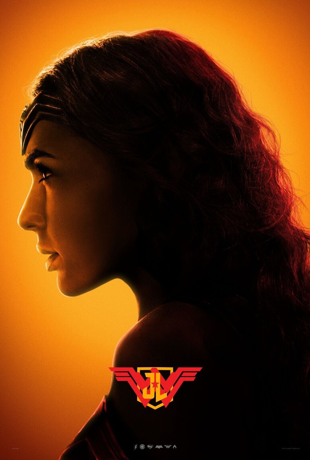 POSTER 2017 Justice League Movie Poster Wonder Woman Gal Gadot DC ...