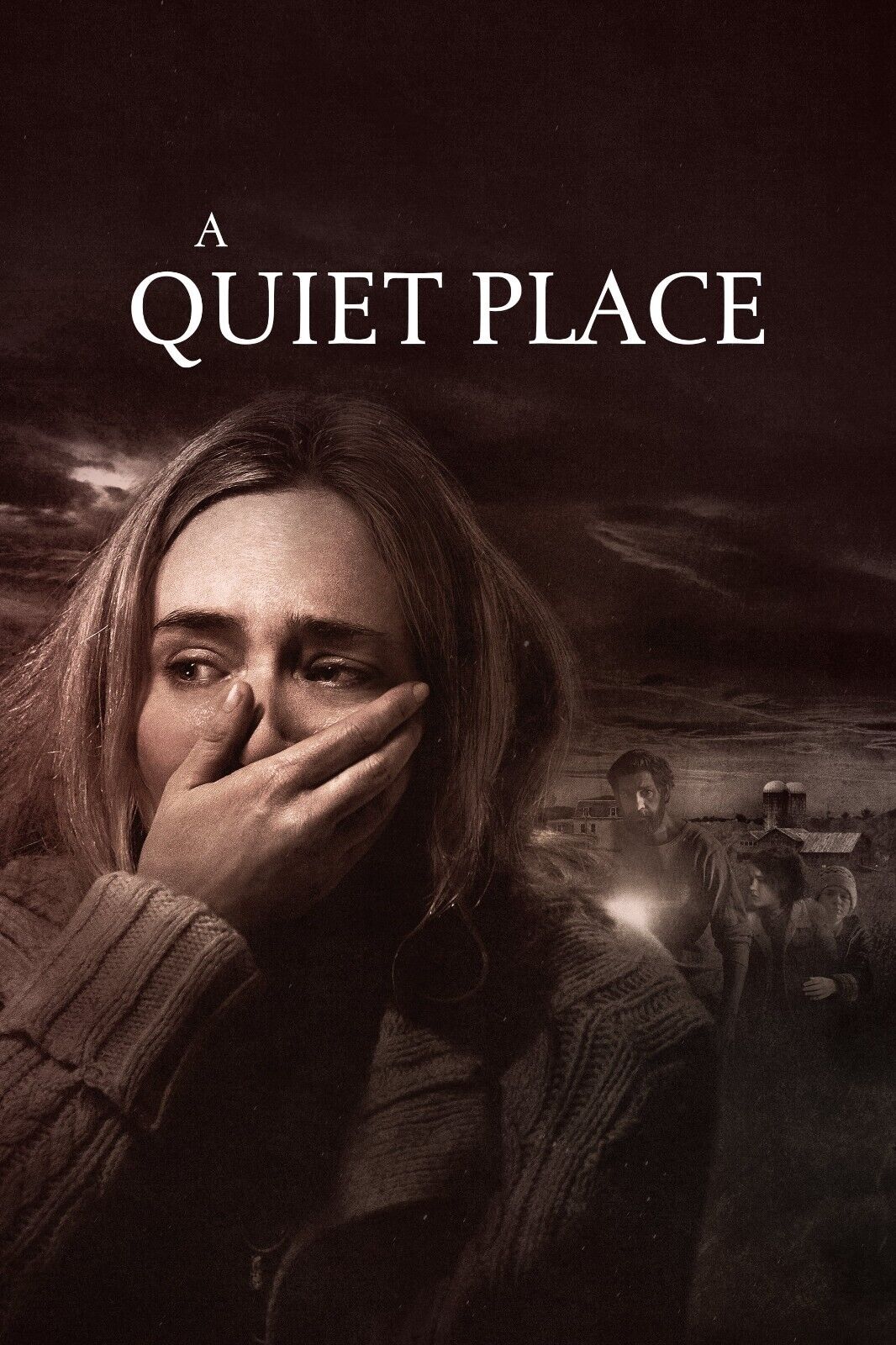 POSTER 2018 A Quiet Place Movie Poster Emily Blunt John Krasinski 🩸🍿 ...