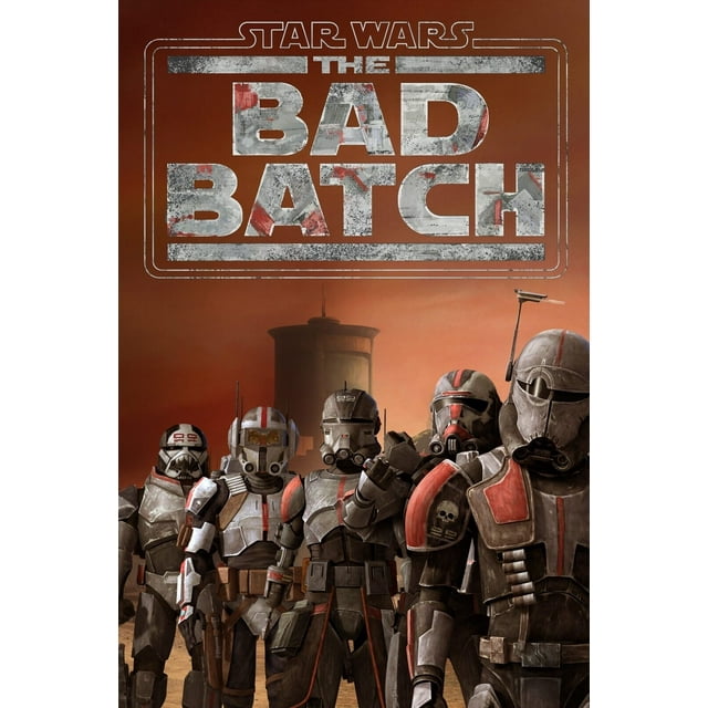 POSTER 2021 Star Wars The Bad Batch Poster Omega Hunter Echo Tech ...