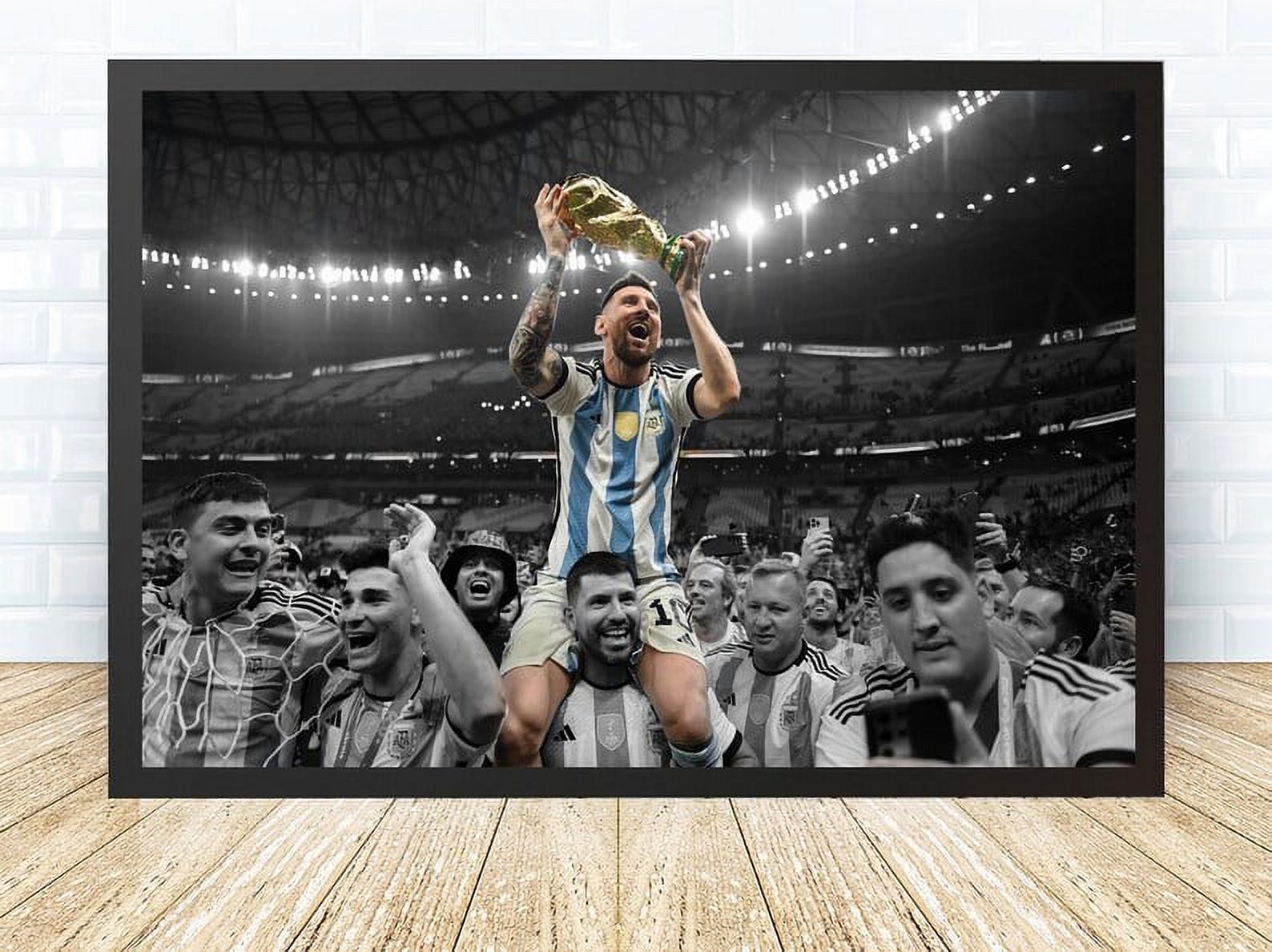 POSTER 2022 World Cup Champions, Lionel Messi Poster, Argentina ...