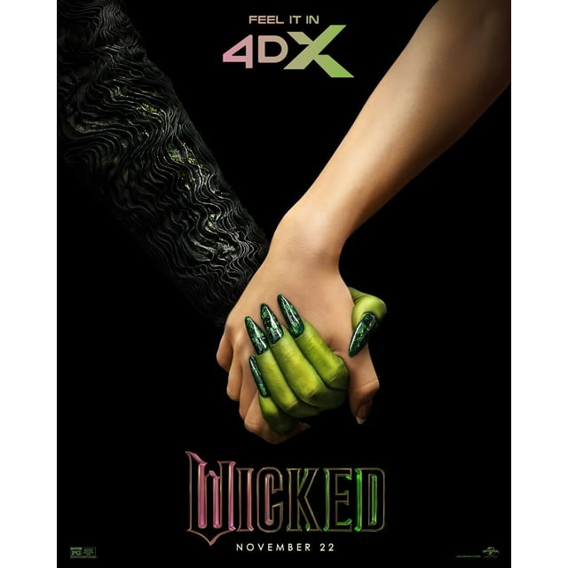 POSTER 2024 Wicked Movie Poster Ariana Grande Cynthia Erivo Land Of Oz 🔮🍿-16x24-UNFRAMED ...