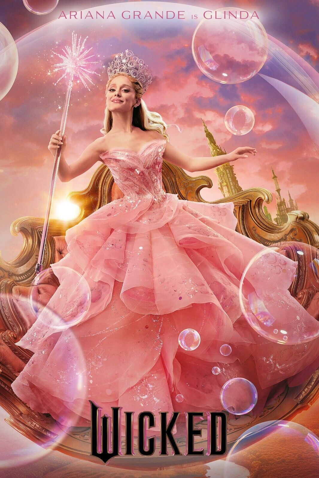 POSTER 2024 Wicked Movie Poster Ariana Grande Cynthia Erivo Land Of Oz 🔮🍿-8x12-UNFRAMED ...