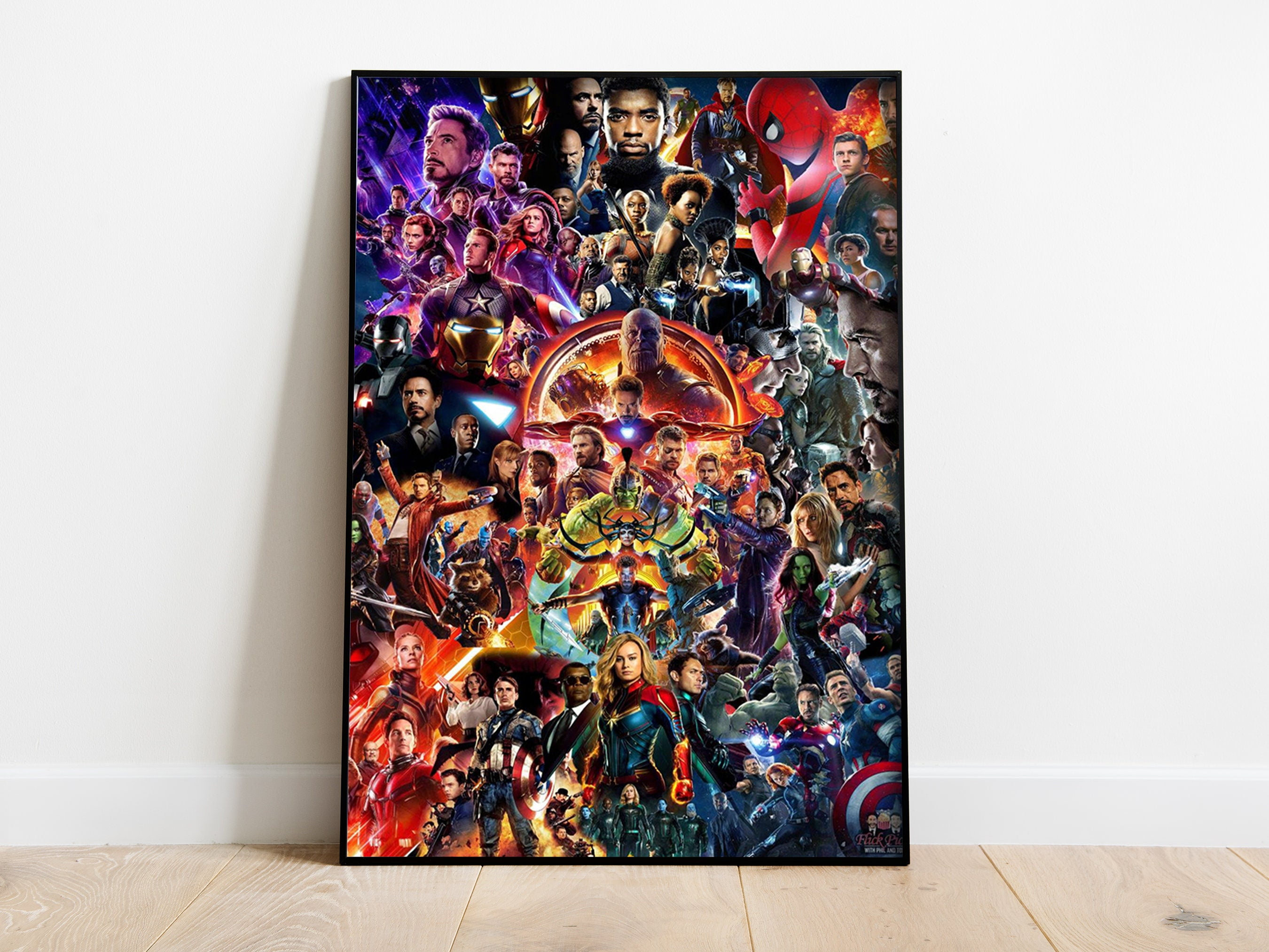 POSTER 22 Cinematic Universe Poster, End Game Movie Infinity War Poster ...