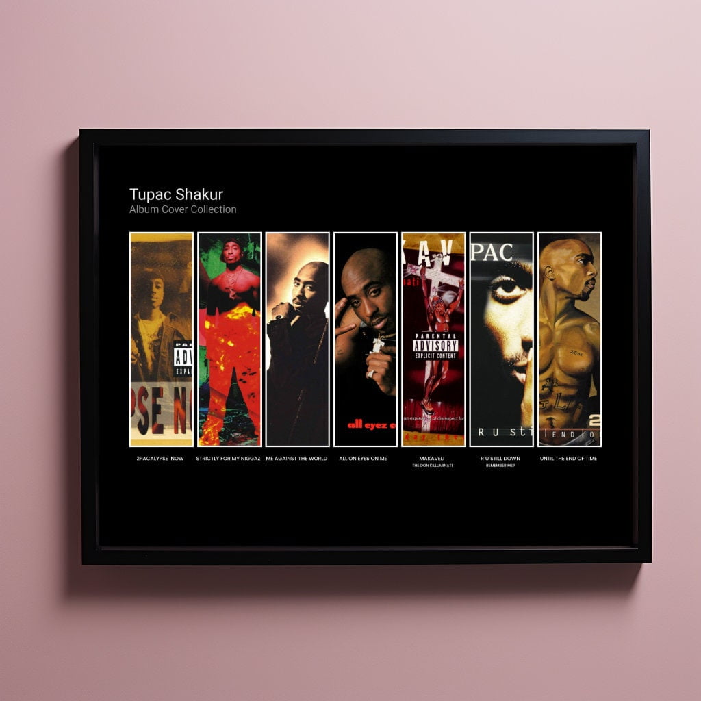 POSTER 2PAC Album Cover Poster - Professional Print - Wall Art - Rap ...