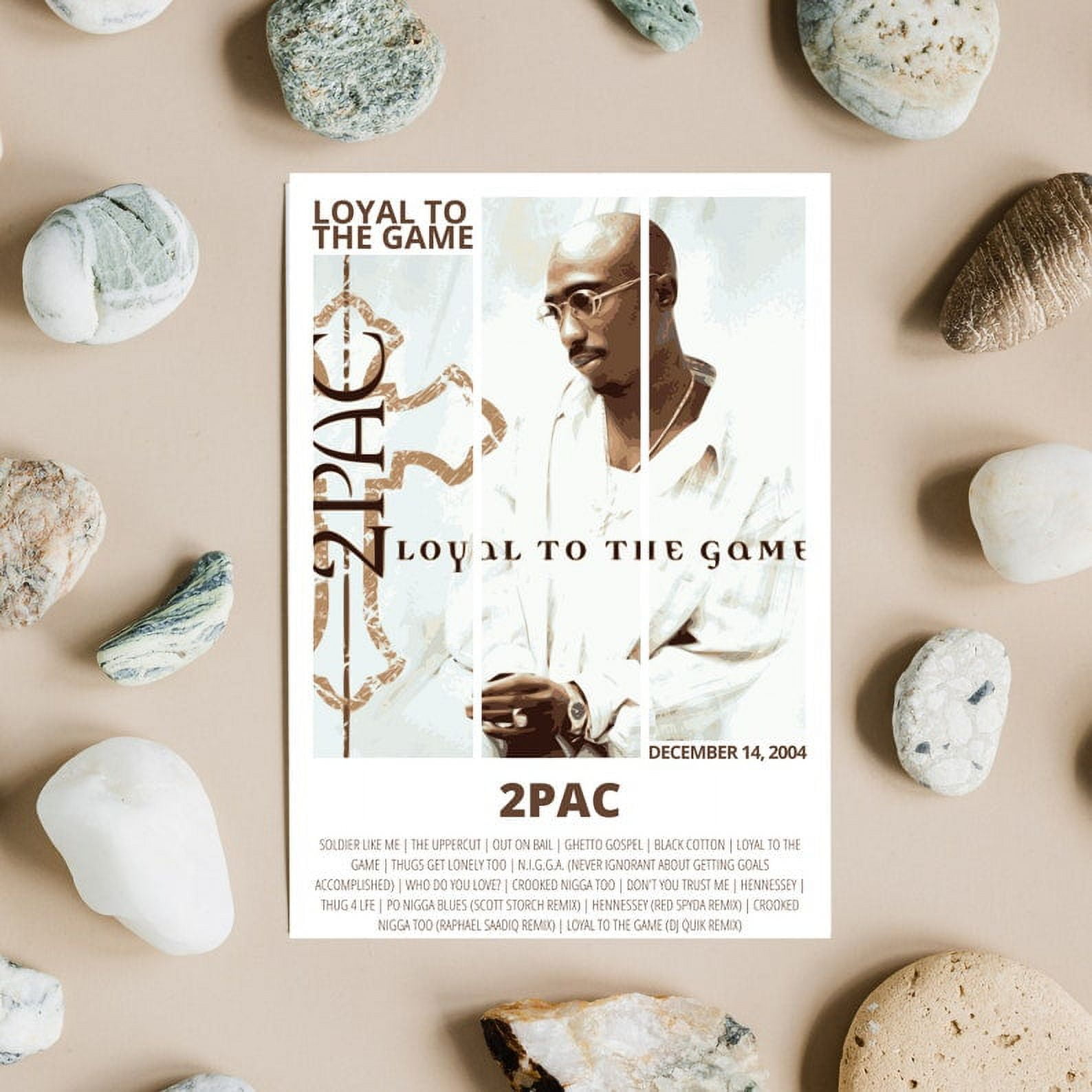 POSTER 2Pac Poster | Loyal To The Game | Album Cover | Album Poster ...