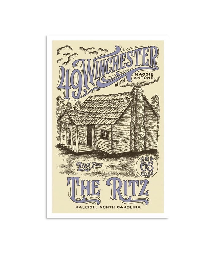 POSTER 49 Winchester Sept 5 2024 The Ritz Raleigh In Raleigh NC Poster ...