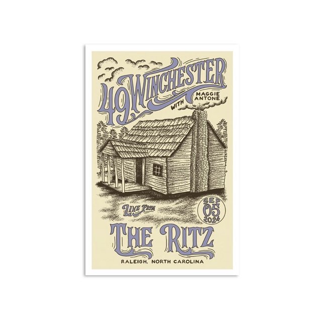 POSTER 49 Winchester Sept 5 2024 The Ritz Raleigh In Raleigh NC Poster ...