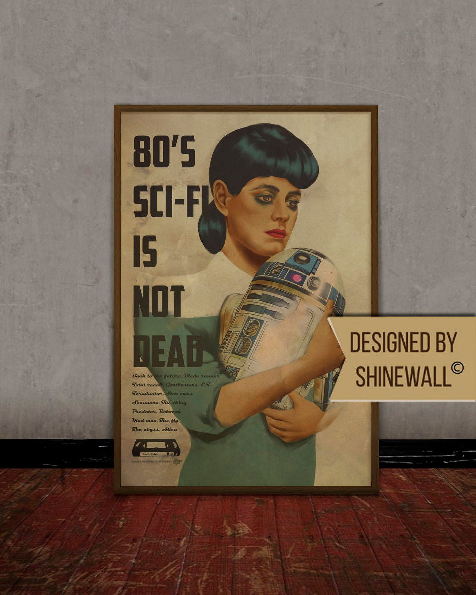 POSTER 80's sci-fi poster, Blade runner, Star wars, Retro art print ...