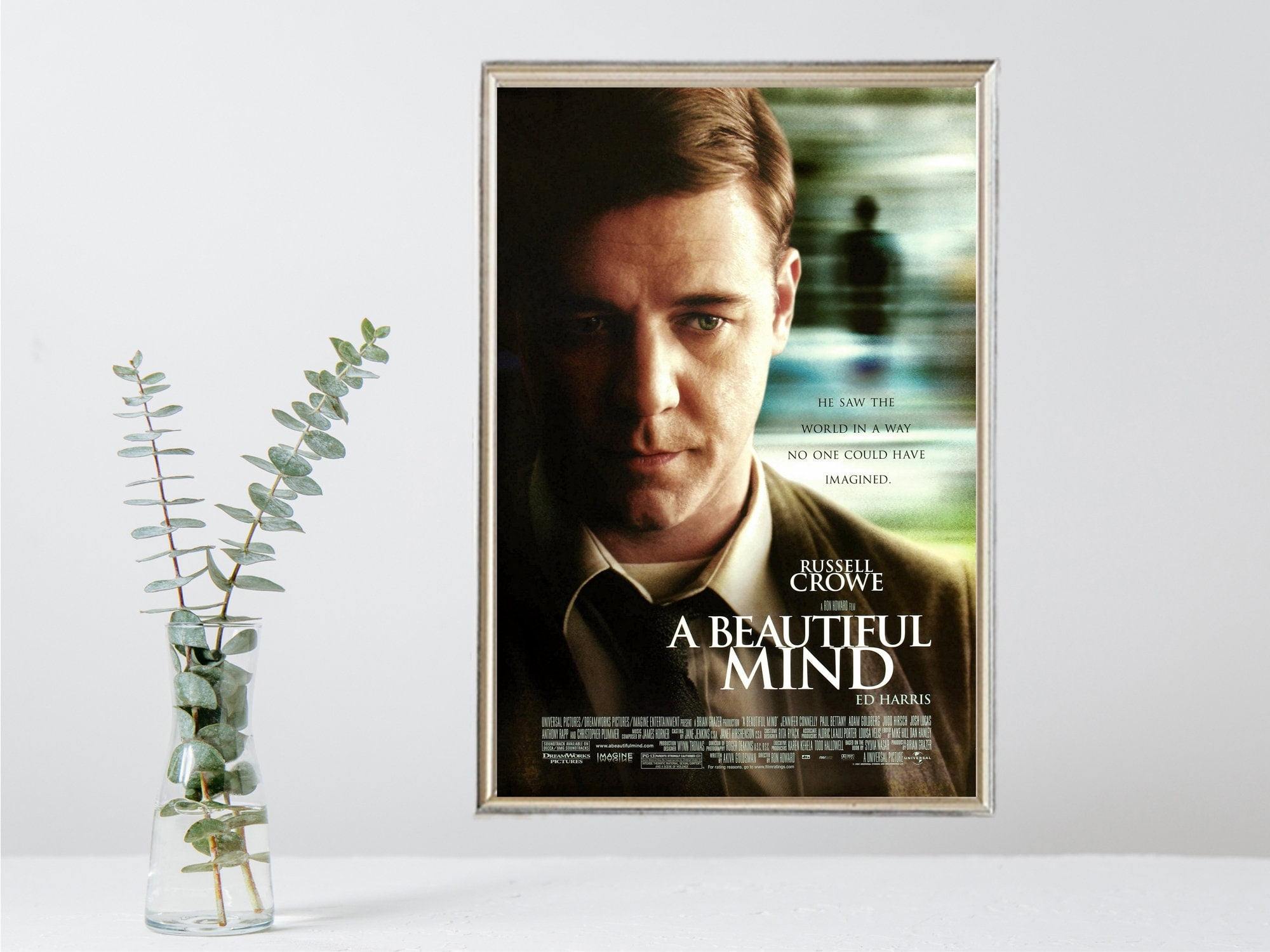 POSTER A Beautiful Mind Movie Poster- Vintage Movie Poster - Limited ...