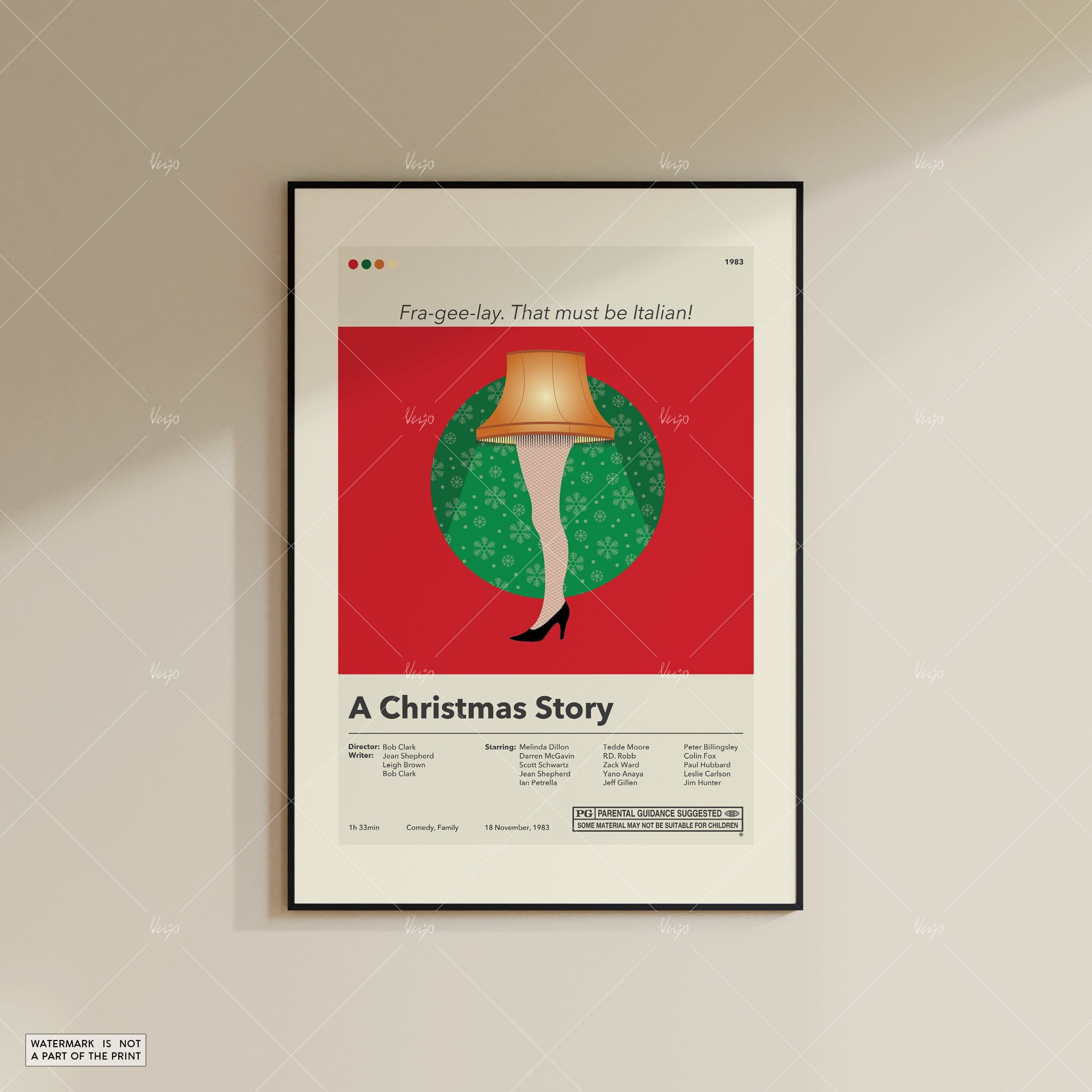 POSTER A Christmas Story Poster | Bob Clark | Minimalist Movie Poster ...