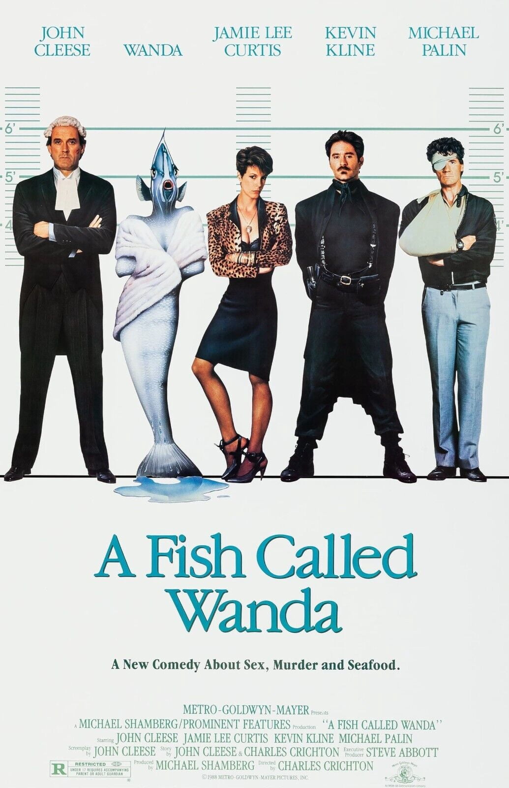 POSTER A Fish Called Wanda movie poster (b) : " : John Cleese, Jamie ...