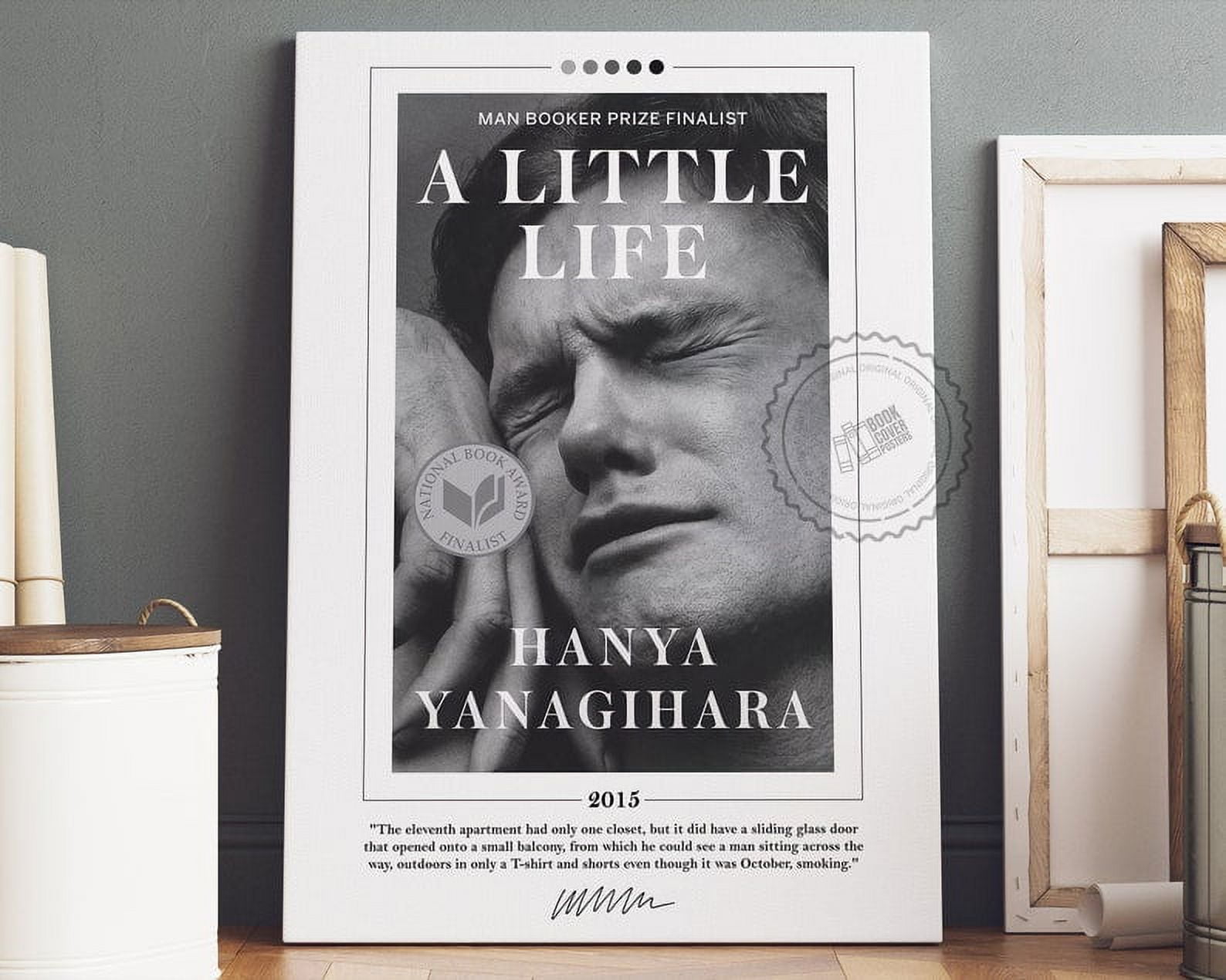 POSTER A Little Life Book Cover Poster | Hanya Yanagihara, A Little ...
