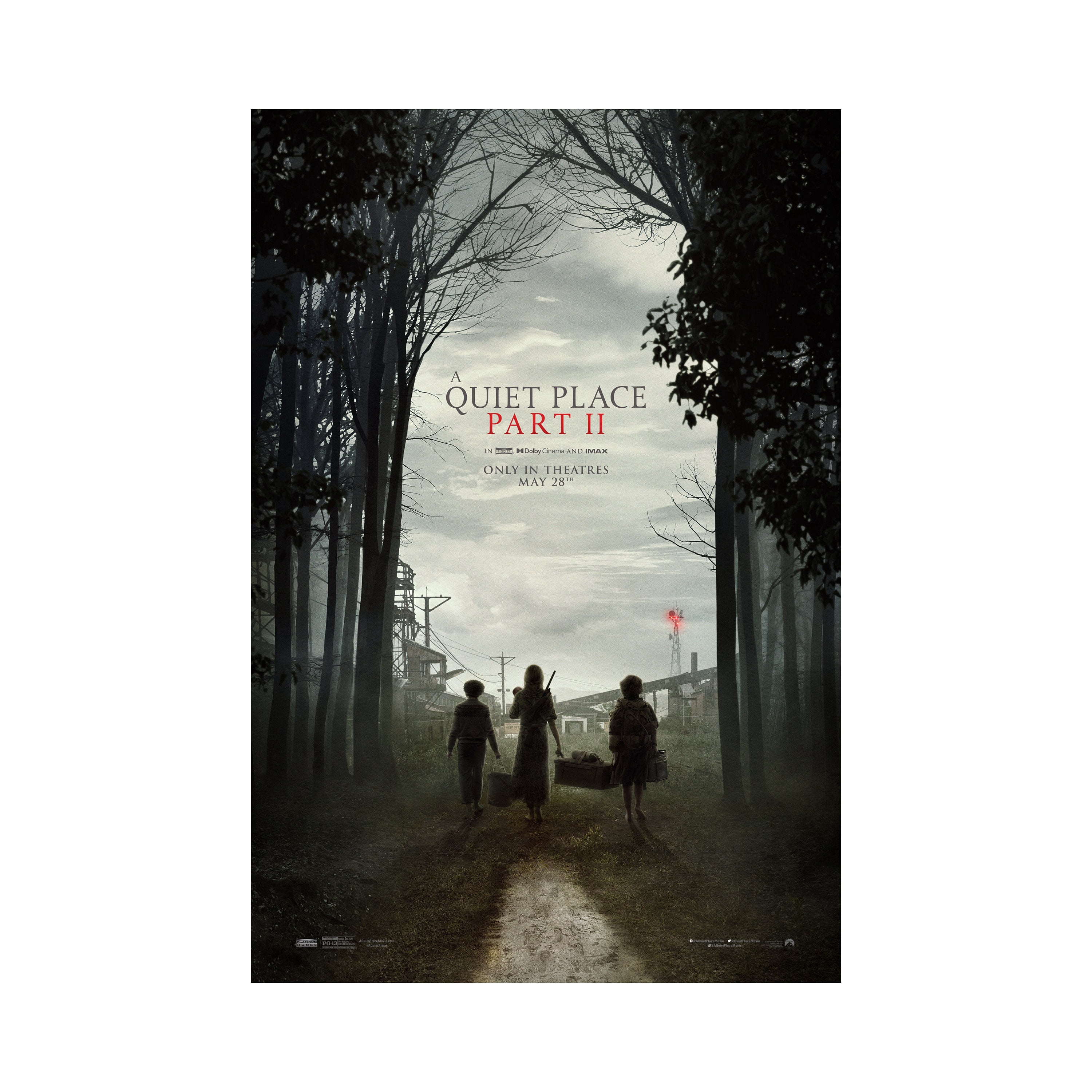 Poster A Quiet Place Part II Movie Poster Quality Glossy Print Photo ...