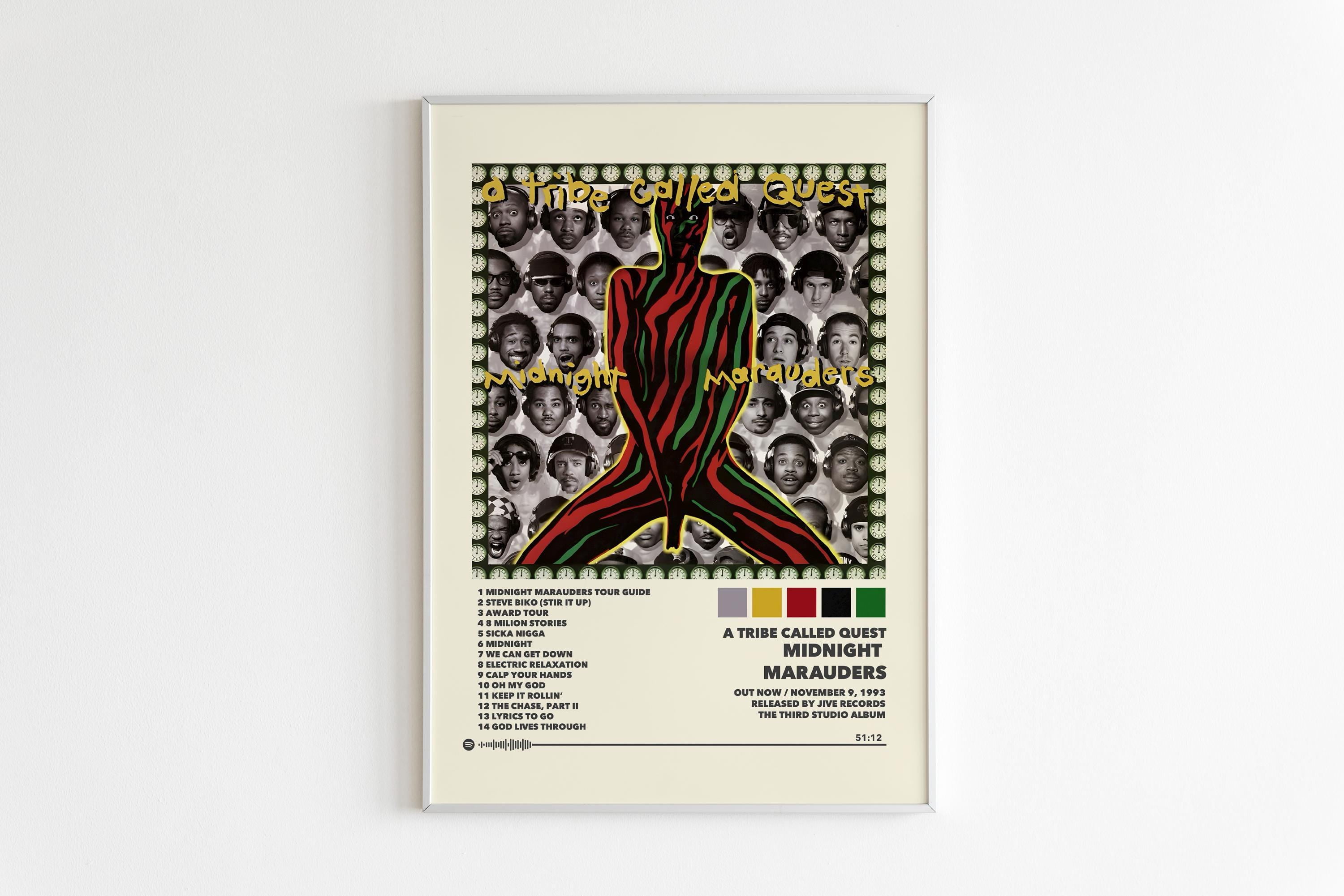 POSTER A Tribe Called Quest Posters / Midnight Marauders Poster / Album ...