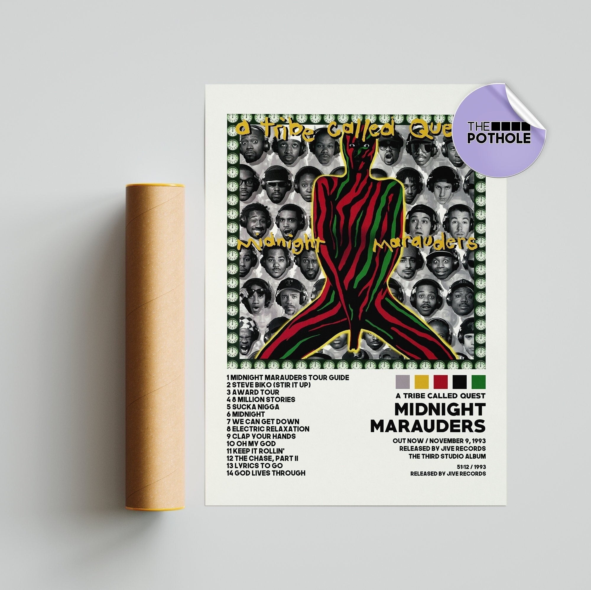 POSTER A Tribe Called Quest Posters / Midnight Marauders Poster / Album ...