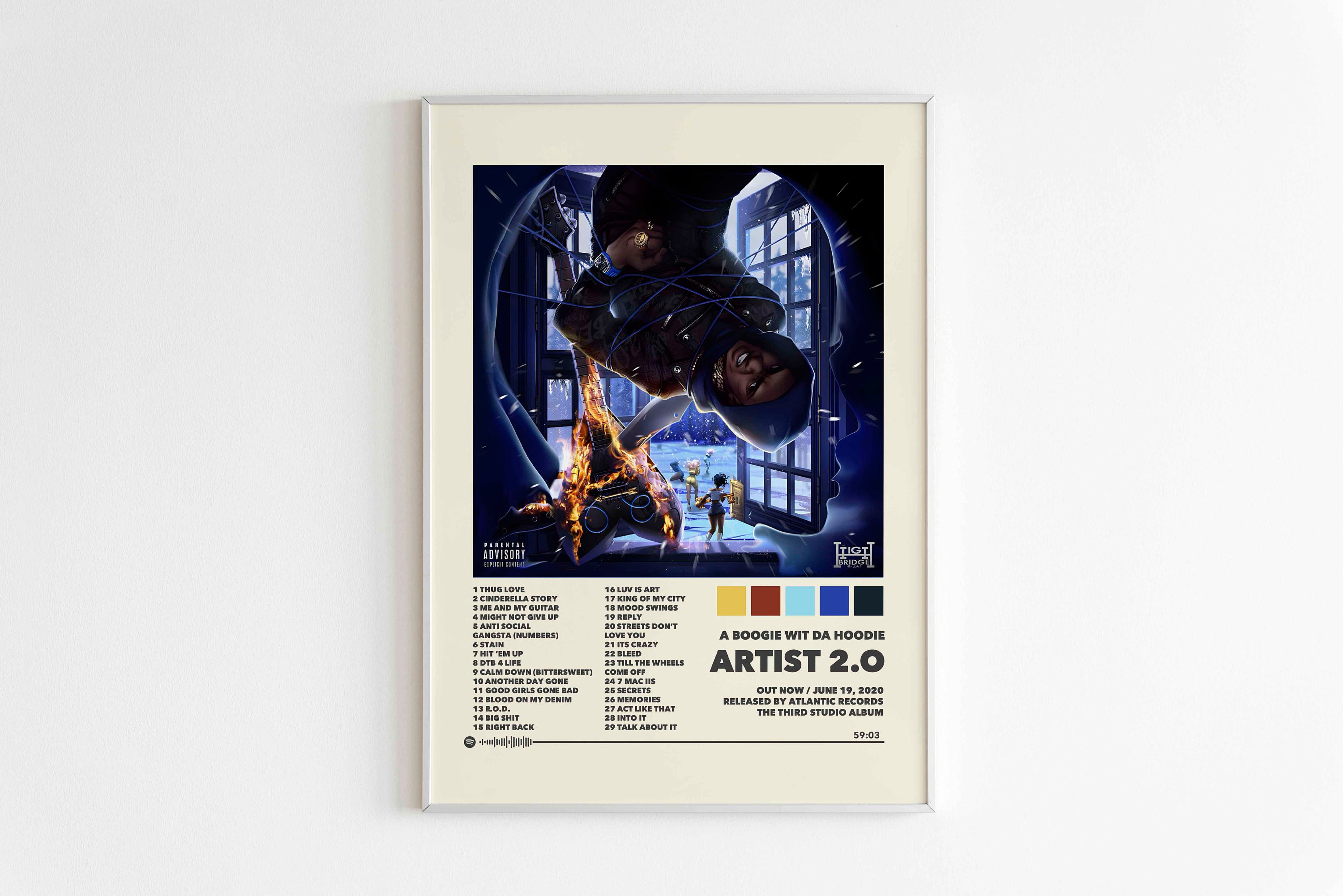 POSTER A boogie Wit da Hoodie Posters / Artist 2.0 Poster, Album Cover ...