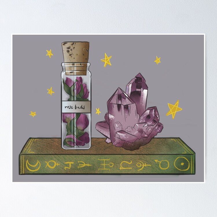 POSTER A love spell neads rosebuds POSTER UNFRAMED, 8x12 - Walmart.com