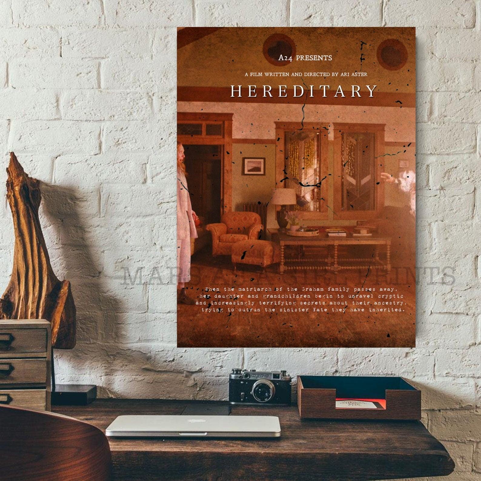 POSTER A24 Films, Ari Aster, Hereditary Film Print-UNFRAMED - Walmart.com