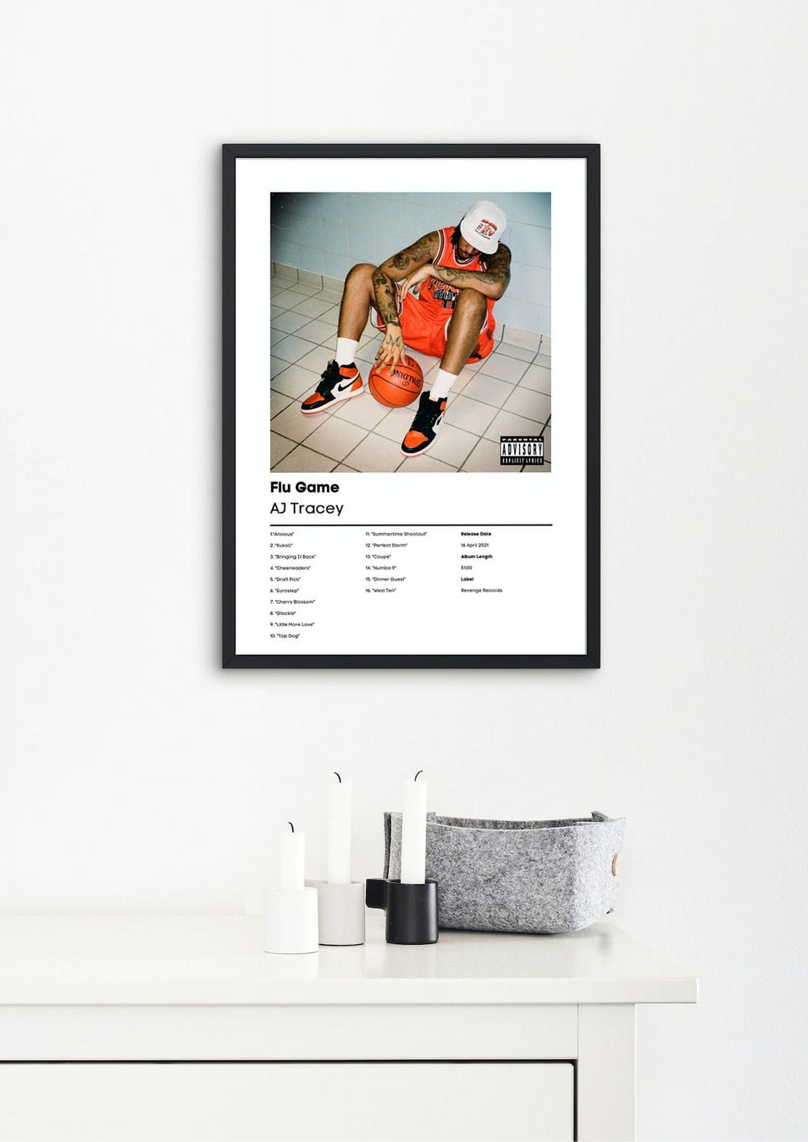 POSTER AJ Tracey, Flu Game | AJ Tracey Music Gift | Birthday Gift | AJ ...