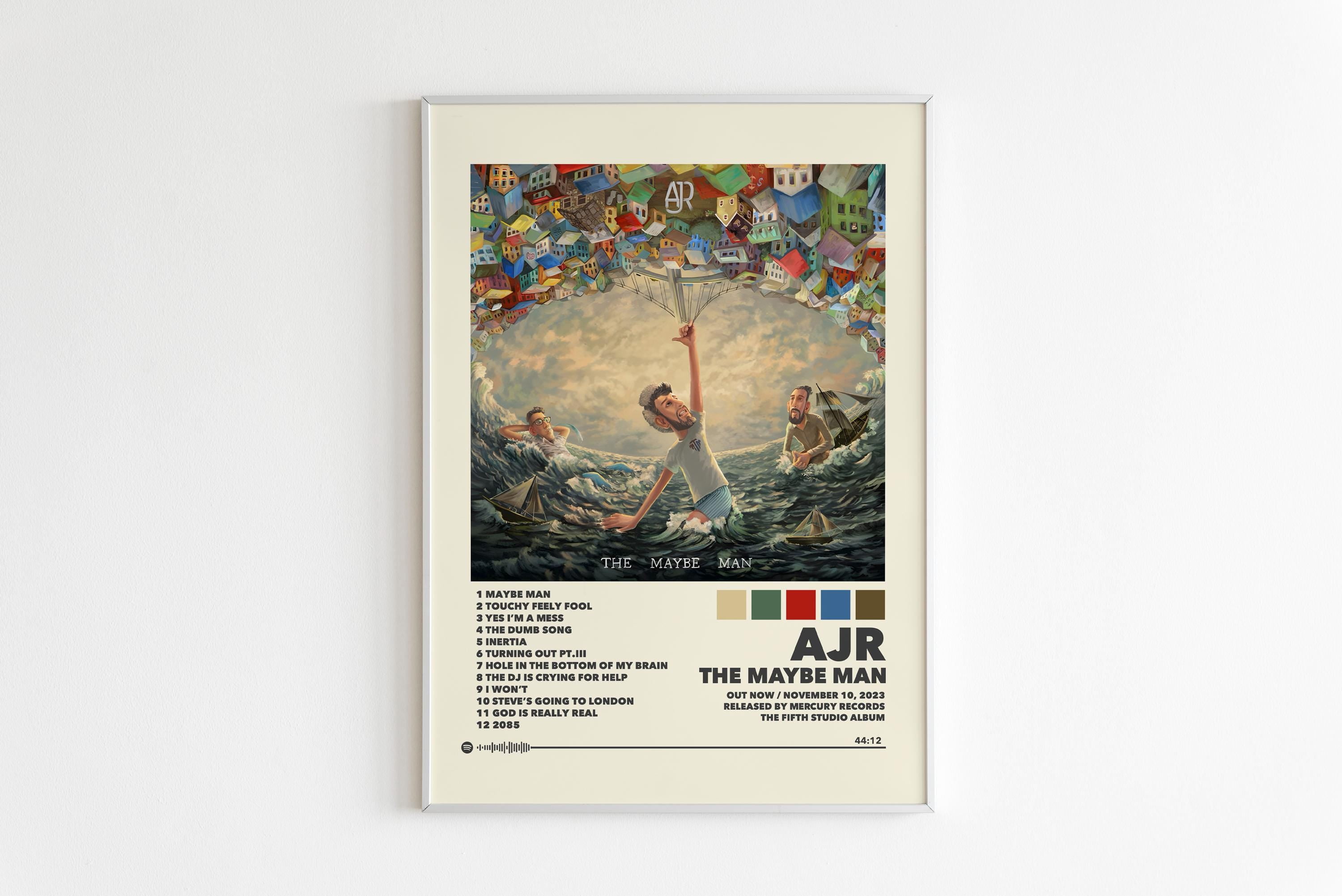 POSTER AJR Posters / AJR - The Maybe Man Poster / Album Cover Poster ...