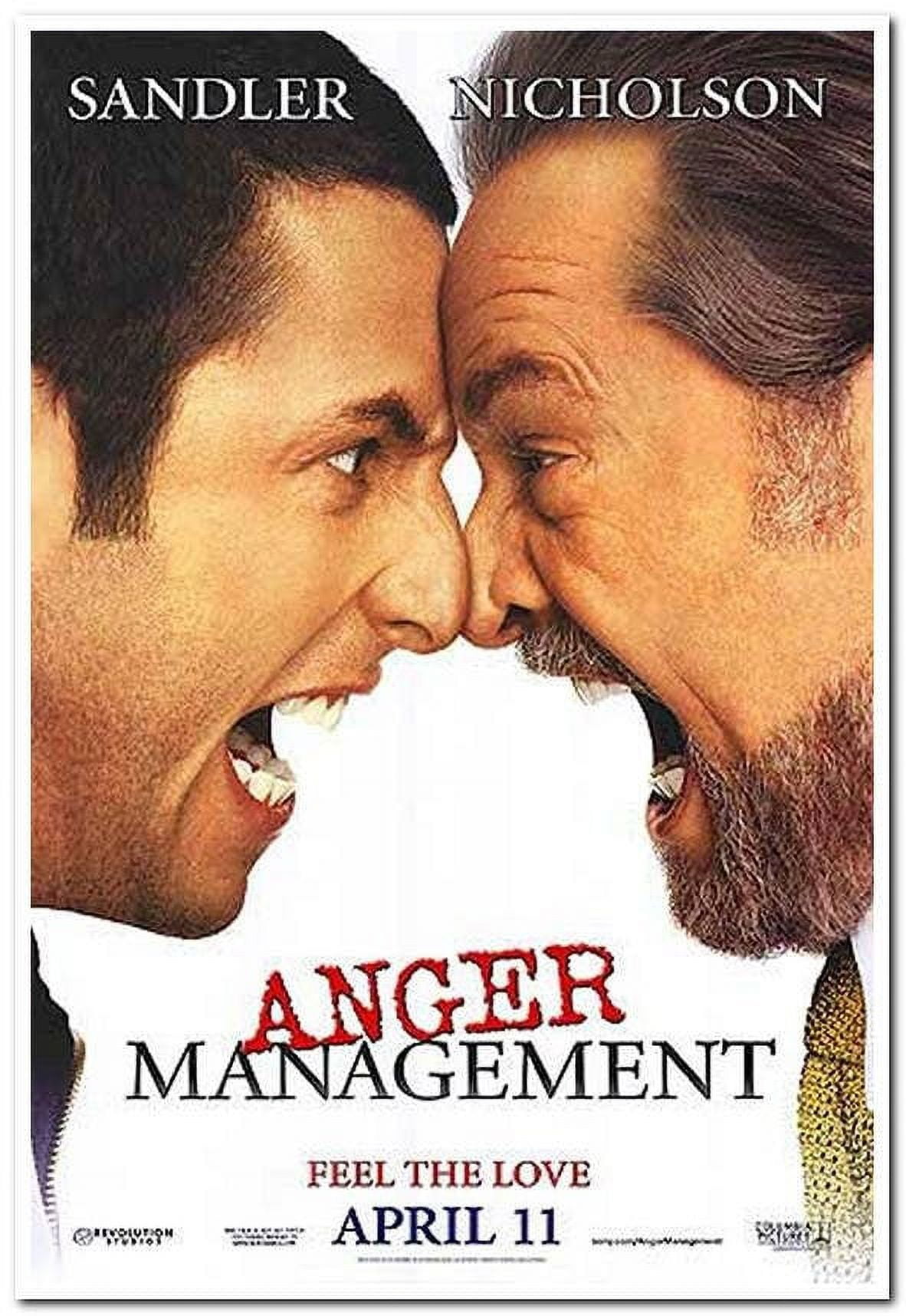 Poster ANGER MANAGEMENT - 2003 - original Advance Movie Poster - Adam ...