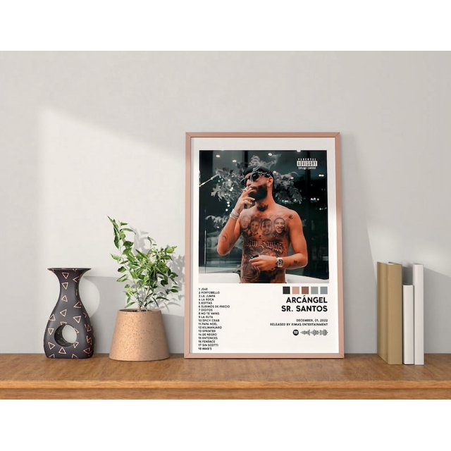POSTER ARCÃ NGEL / SR. SANTOS / Imprimible , portada del álbum, poster ...