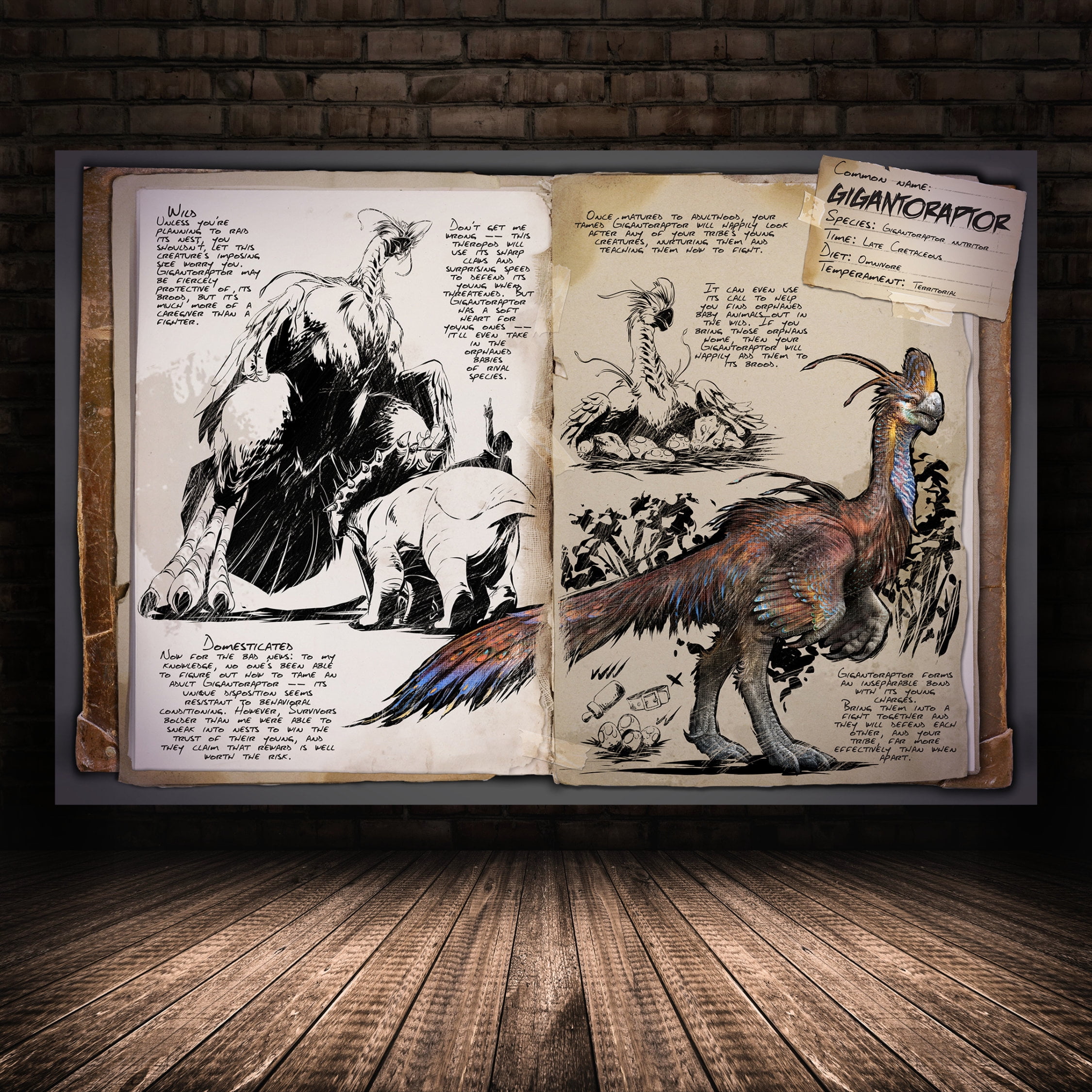 POSTER ARK Survival Ascended Dossiers Poster, Survival Game Wall Art ...