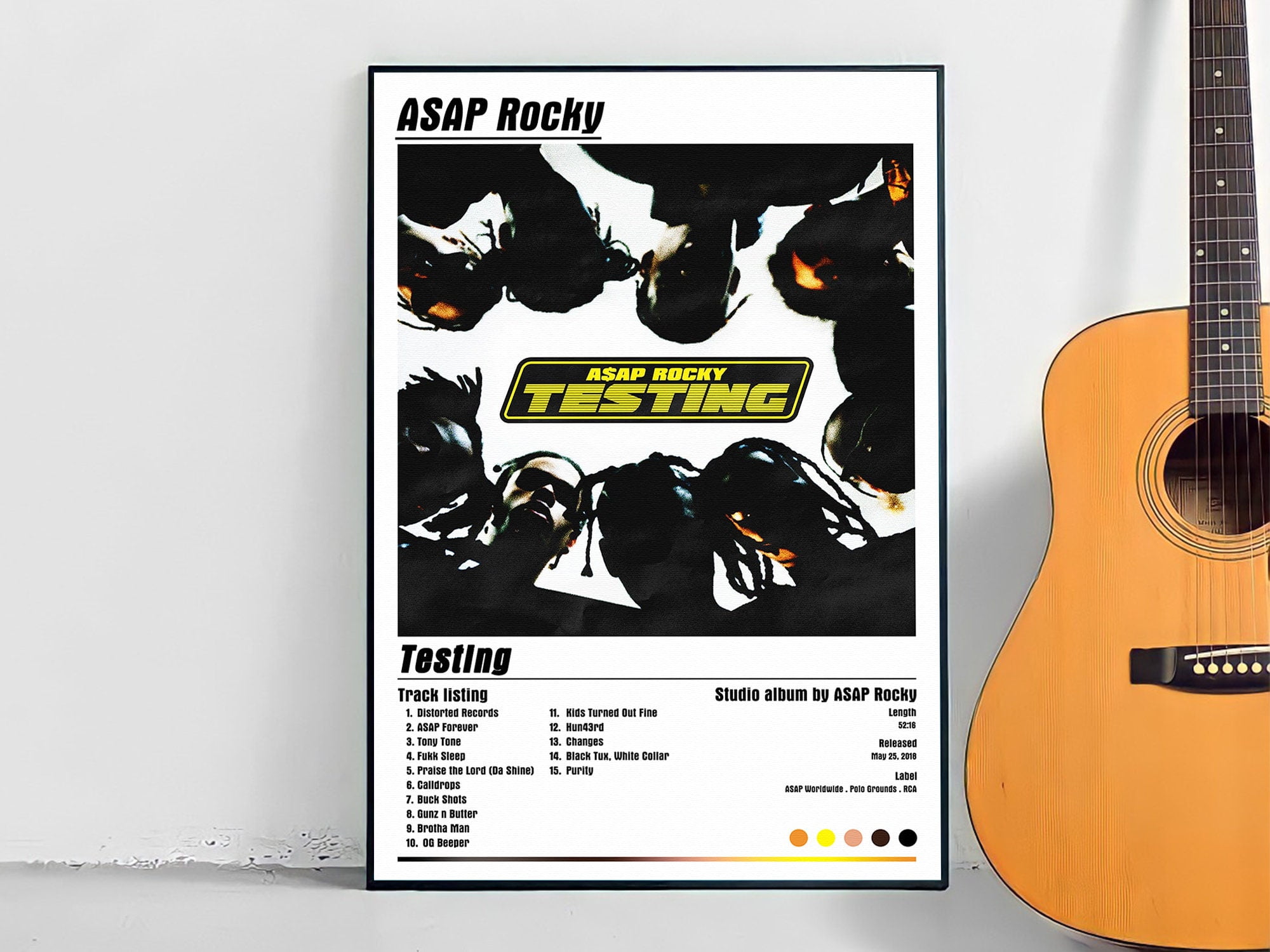 POSTER ASAP Rocky - Testing | Album Cover Poster-UNFRAMED - Walmart.com