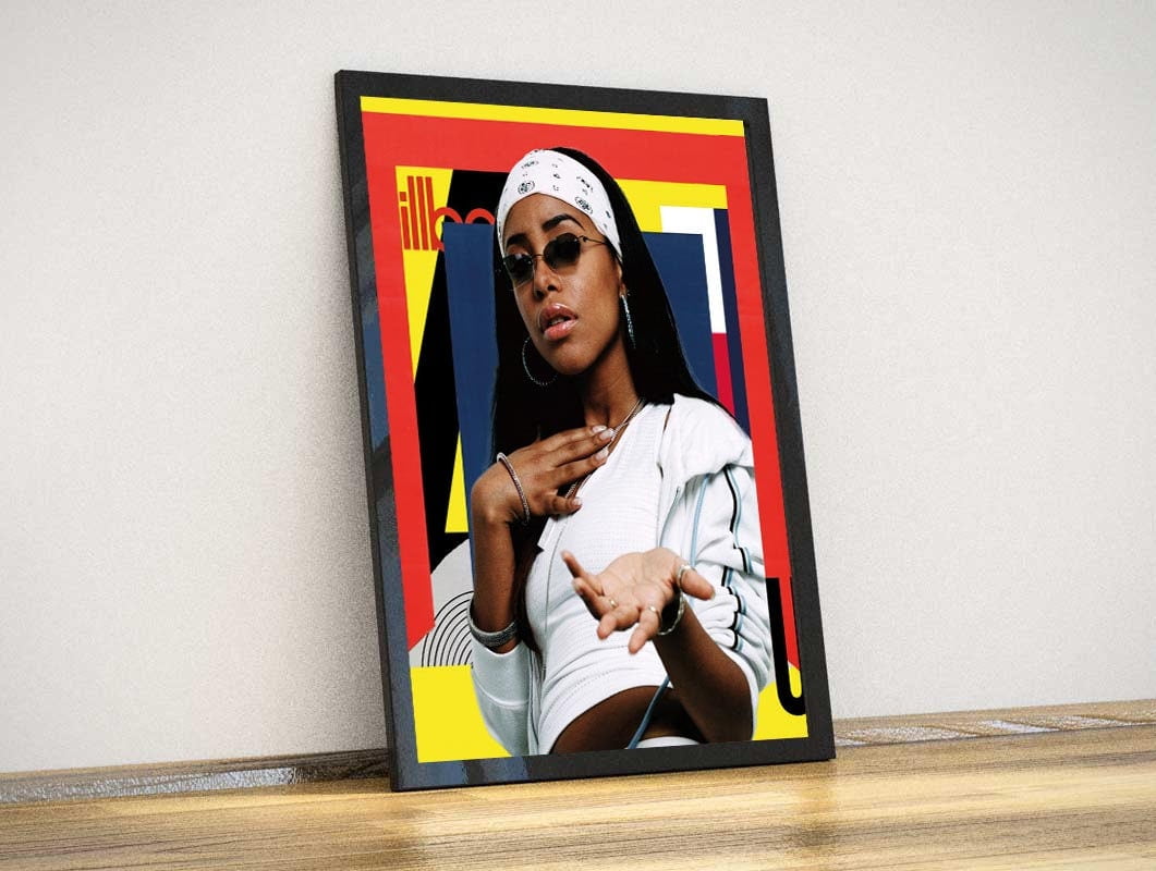 POSTER Aaliyah Poster, Aaliyah Artwork, Aaliyah Print, Music Art, Music ...