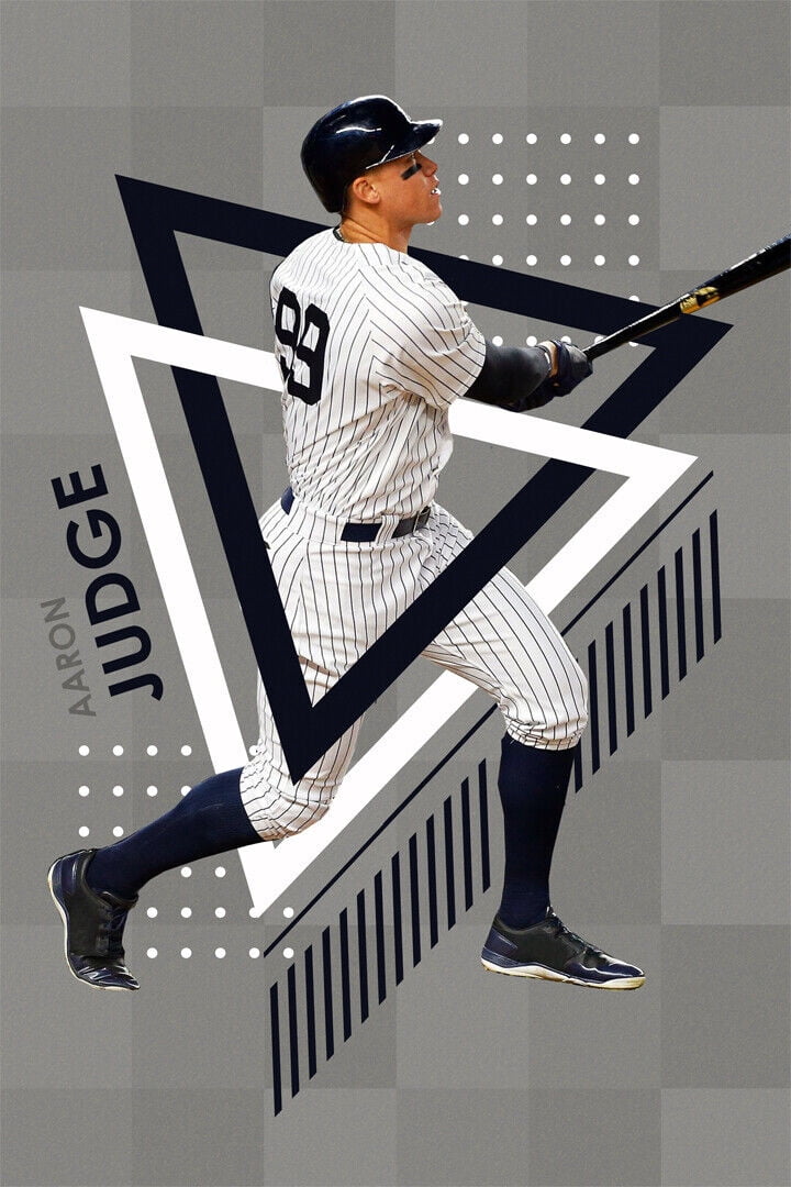 POSTER Aaron Judge New York Yankees Outfielder Art Wall Room Poster ...