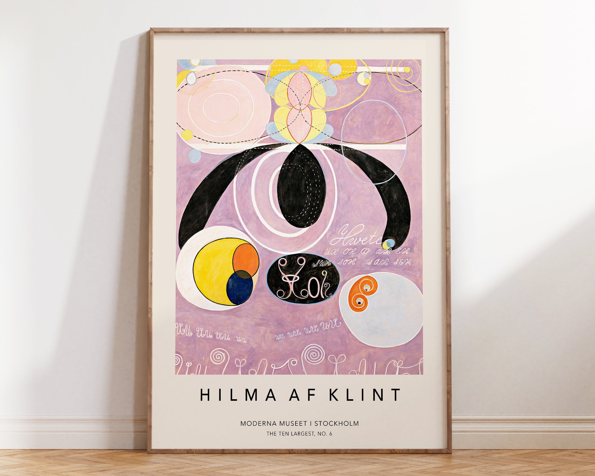 Poster Abstract Hilma AF Klint Poster , The 10 Largest, No 6 Print ...