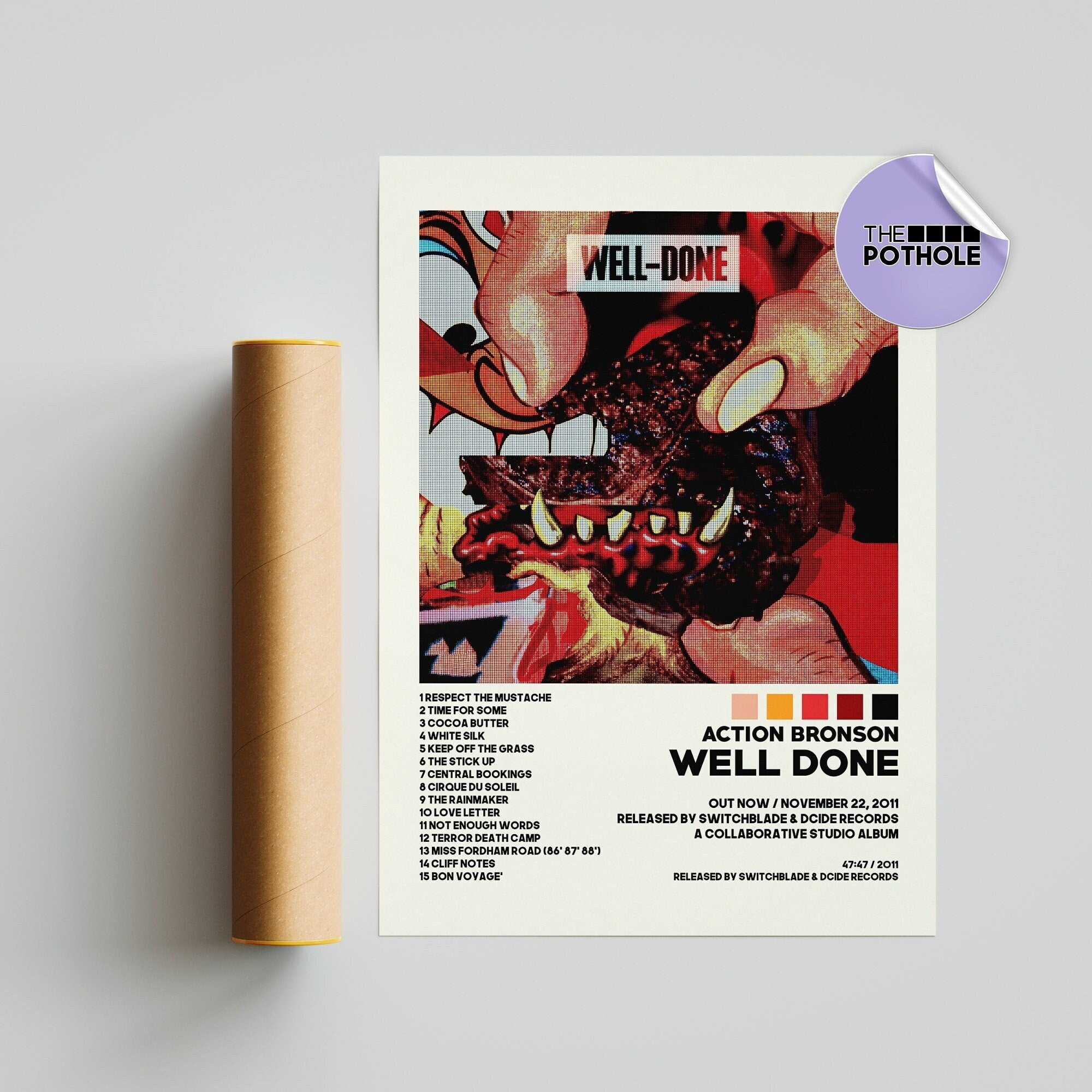 POSTER Action Bronson Posters / Well Done Poster / Action Bronson, Well ...