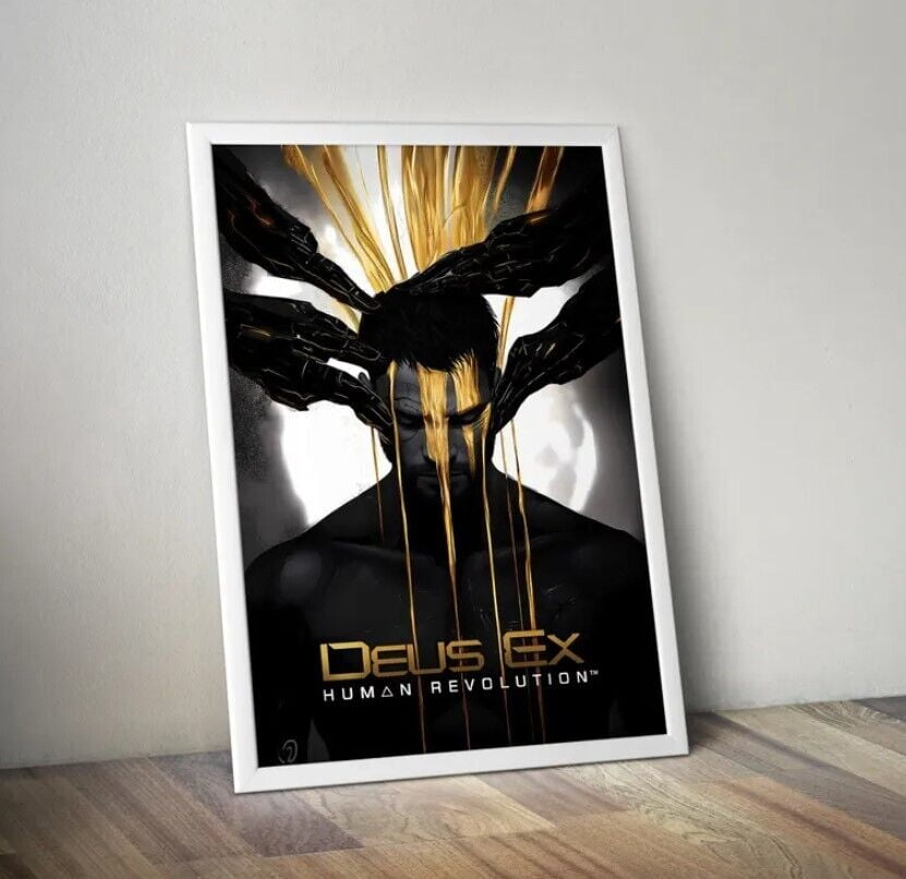POSTER Adam Jensen | Deus Ex Human Evolution Poster | Deus Ex Artwork ...