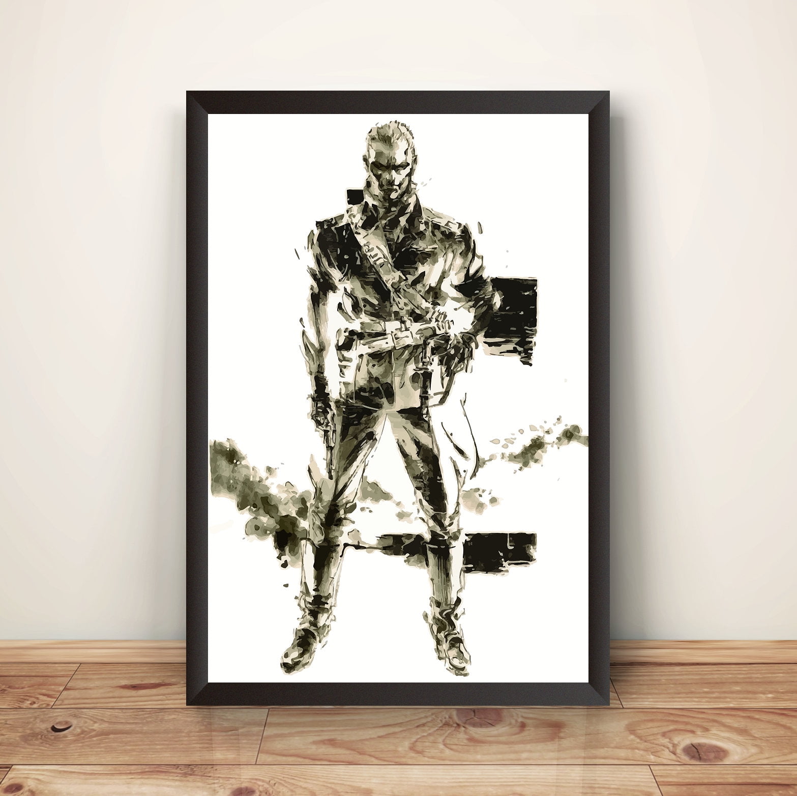 POSTER Adamska Revolver Ocelot MGS MGS3 Snake Eater Premium Poster ...