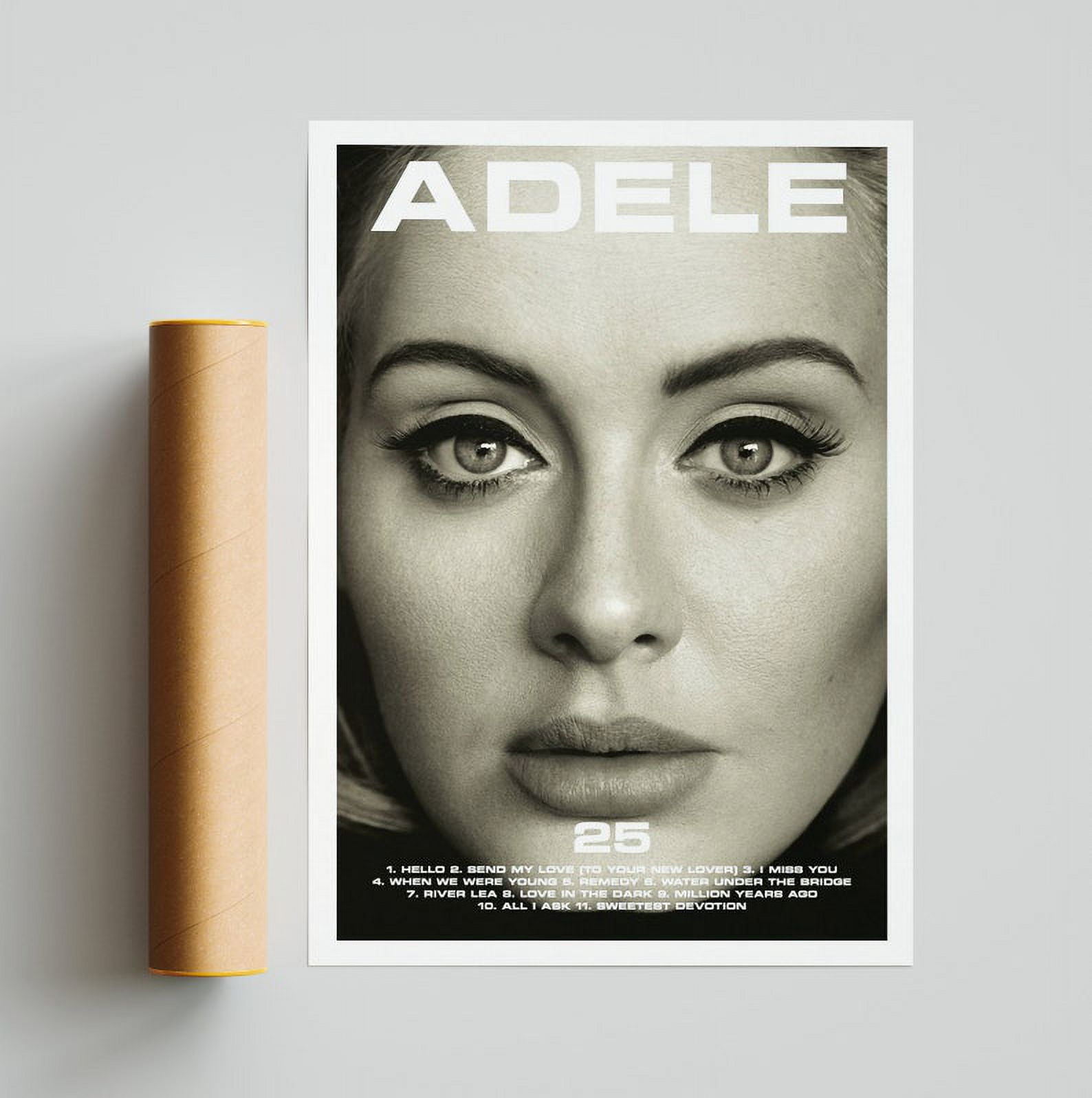 POSTER Adele 25 Album Poster / Adele Poster / Album Cover Poster / Music Print / Album Print ...