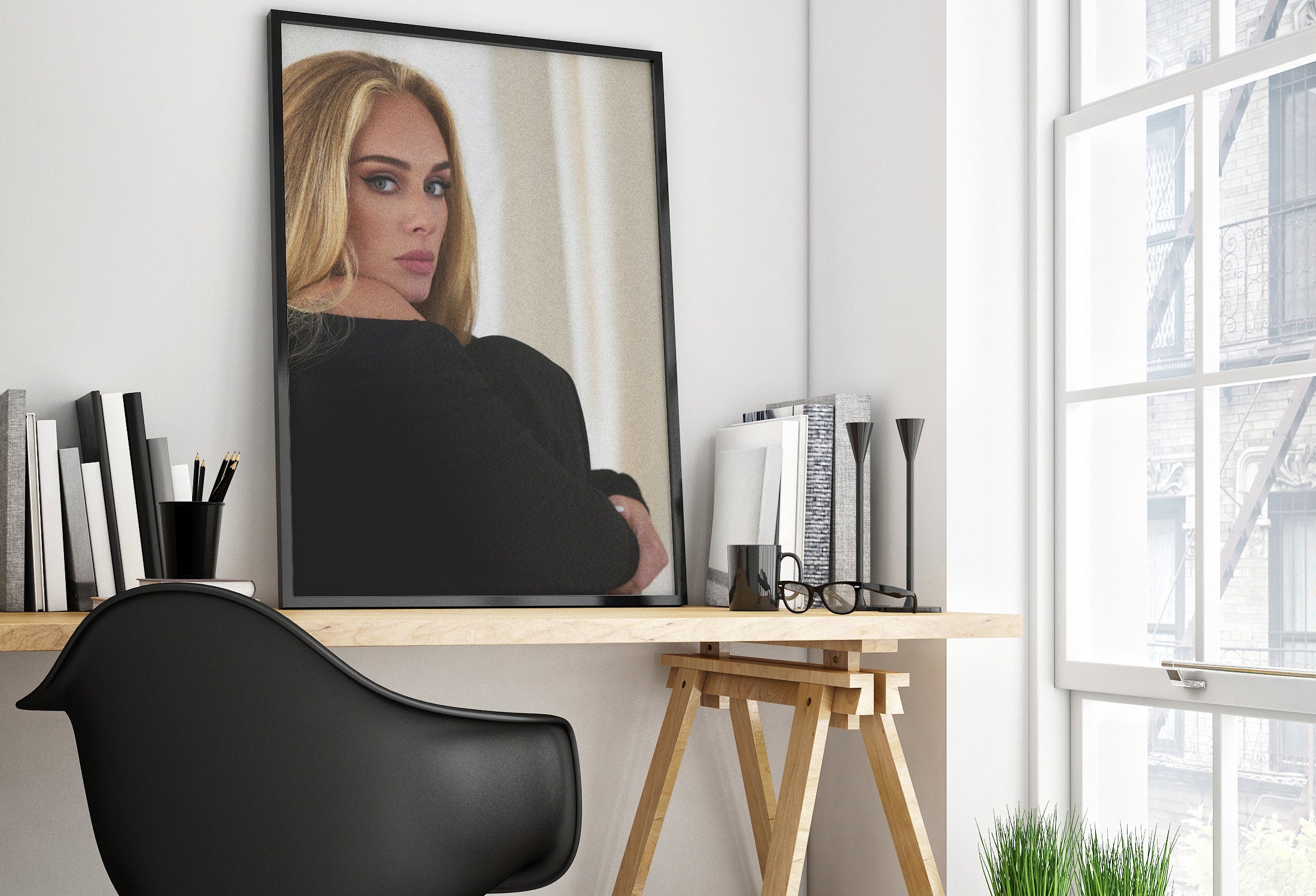 POSTER Adele Poster, Adele Print, Adele Merch, Black And White, Adele ...