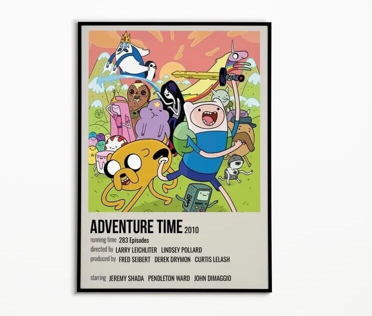 POSTER Adventure Time | Adventure Time Wall Art | Minimalist Poster ...
