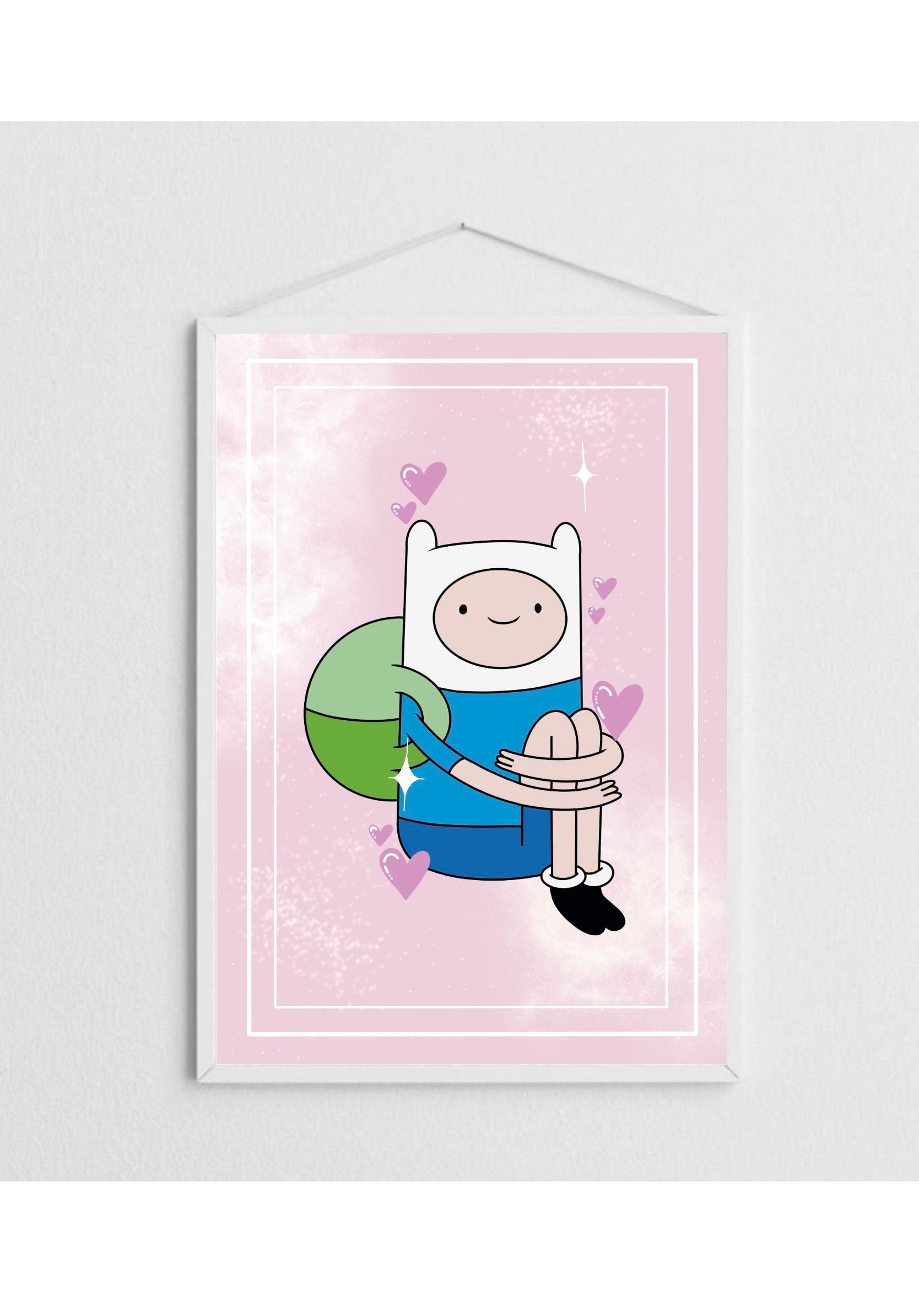 POSTER Adventure Time Tv Show, Finn the Human Character Print Wall Art ...