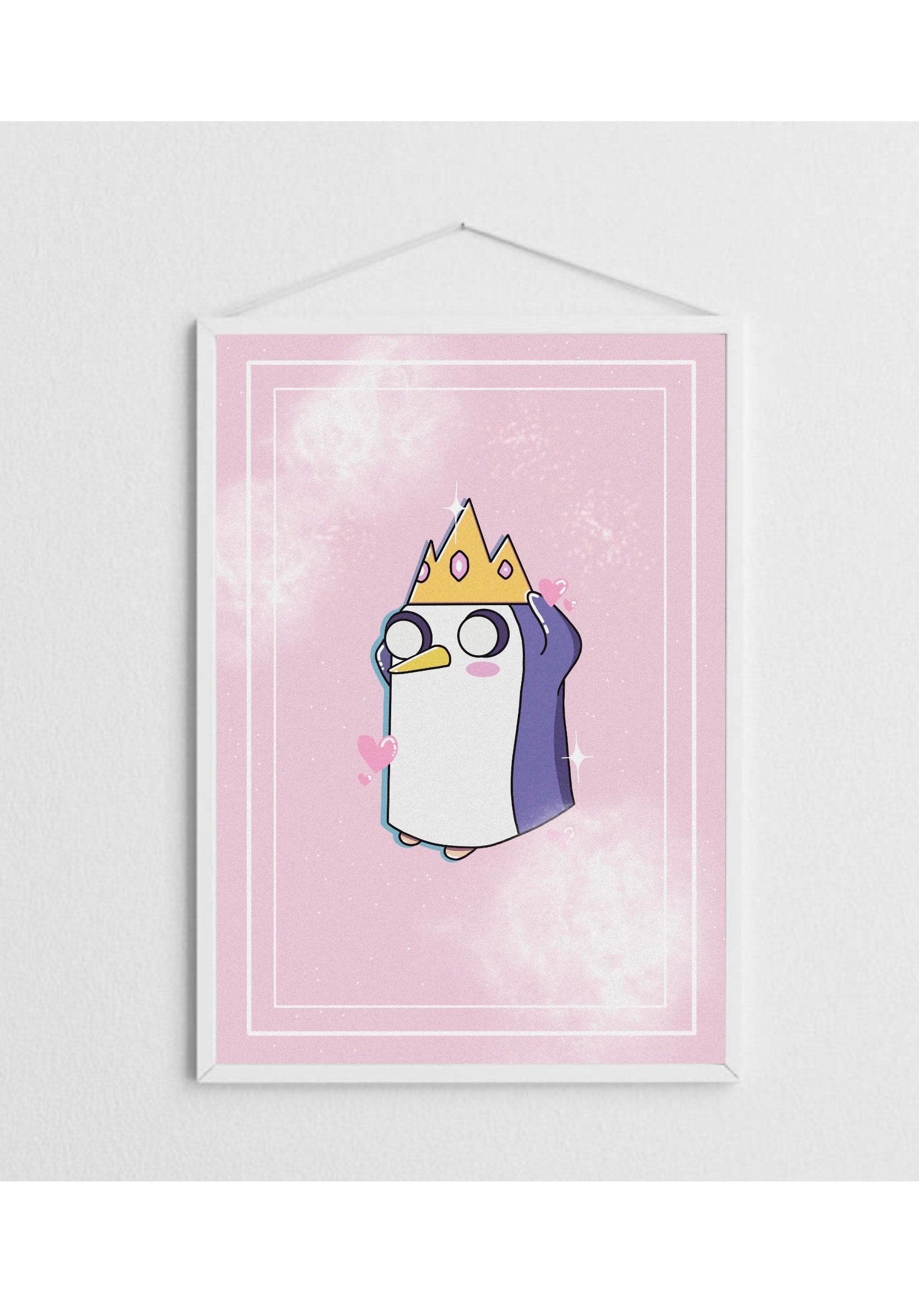 POSTER Adventure Time Tv Show Gunter Character Print Wall Art-UNFRAMED ...