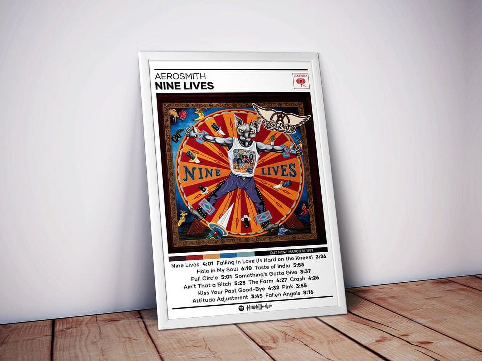 POSTER Aerosmith Poster | Nine Lives Poster | | Album Poster Print ...