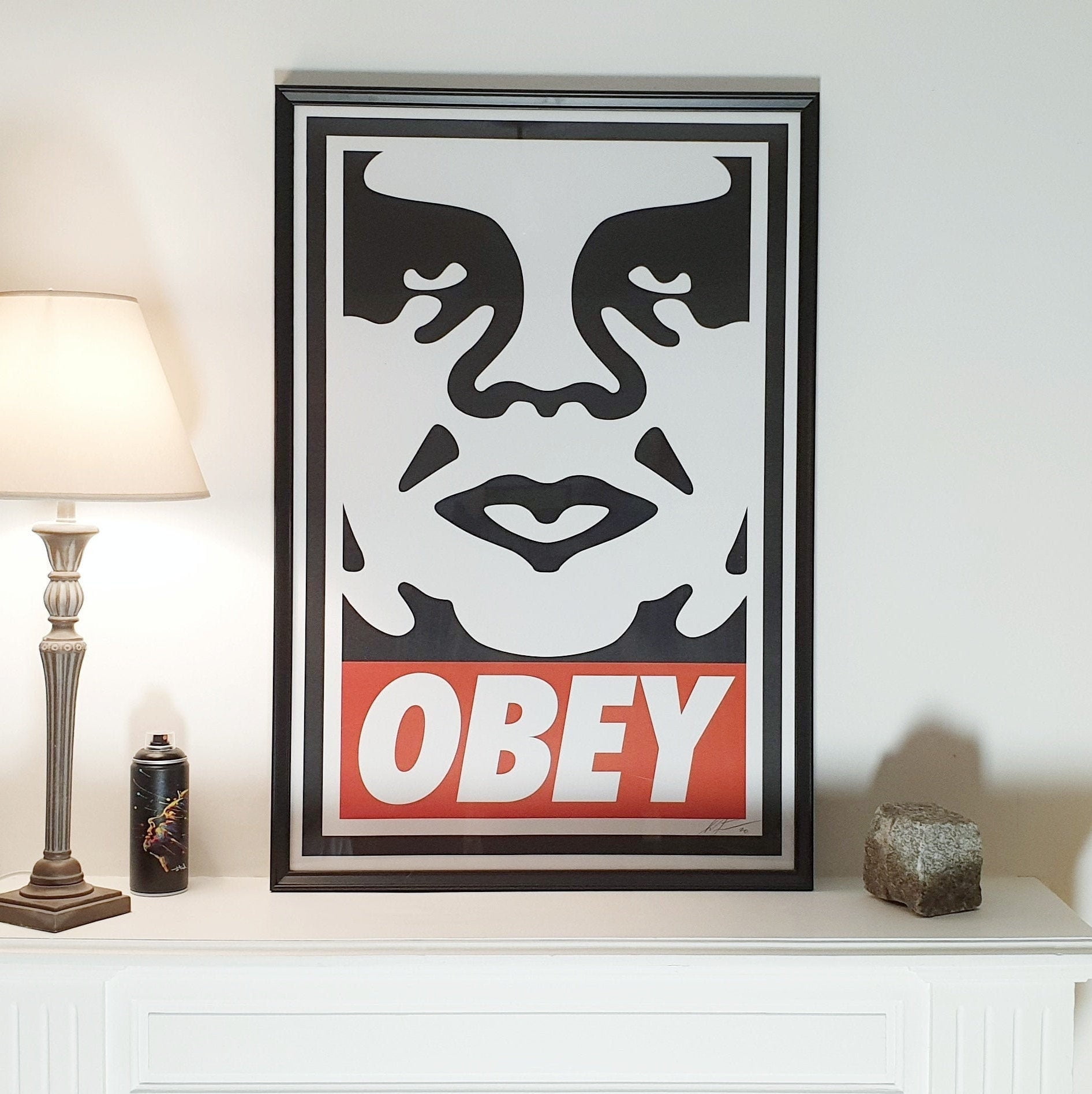 POSTER Affiche Shepard Fairey (OBEY) - SIGNÉE - Obey Icon - 2024 - Open Edition Grand Format ...
