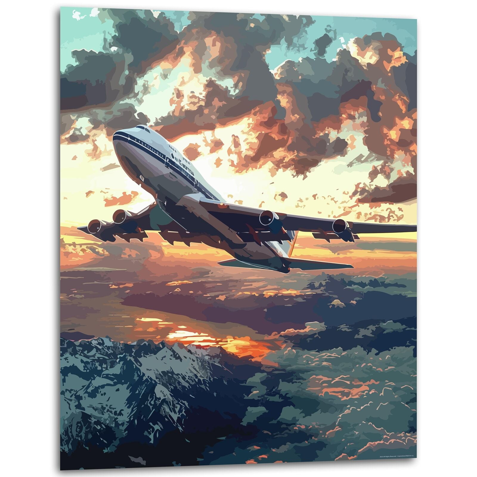 POSTER Air Plane Poster Cessna Boeing Wall Aviation Pilot Prints-12x18 ...