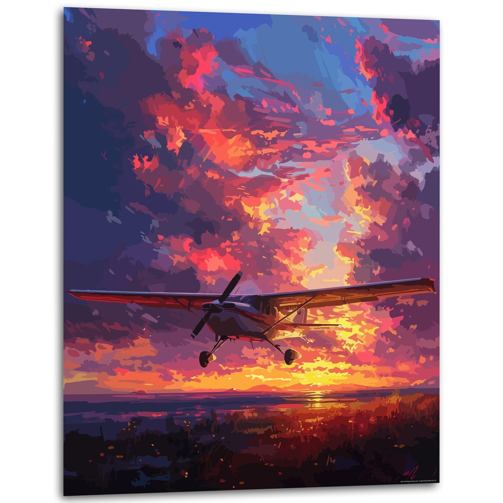 POSTER Air Plane Poster Cessna Boeing Wall Aviation Pilot Prints-8x12 ...