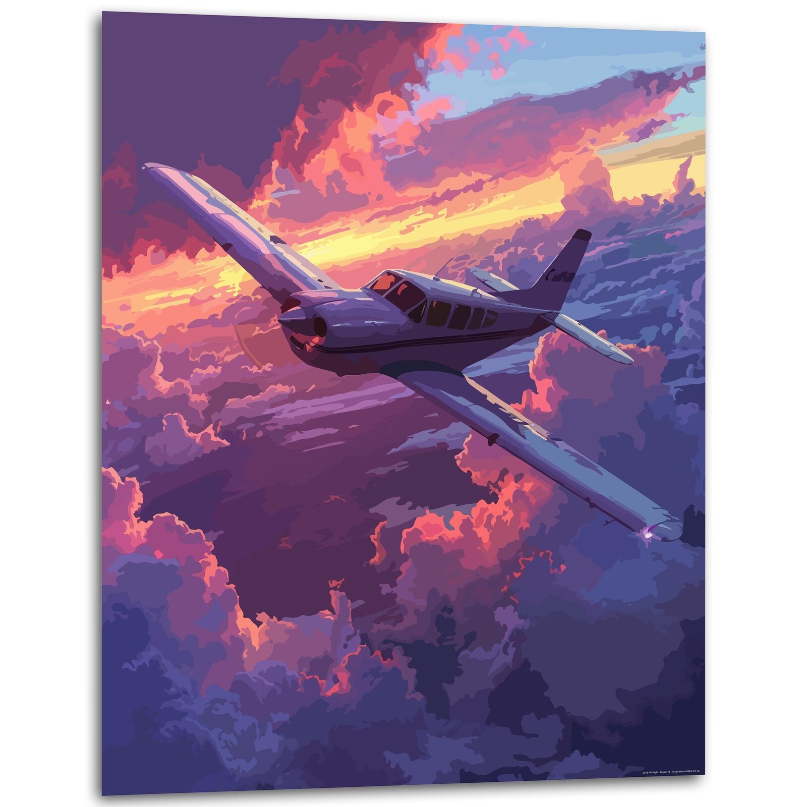 POSTER Air Plane Poster Cessna Boeing Wall Aviation Pilot Prints-8x12 ...