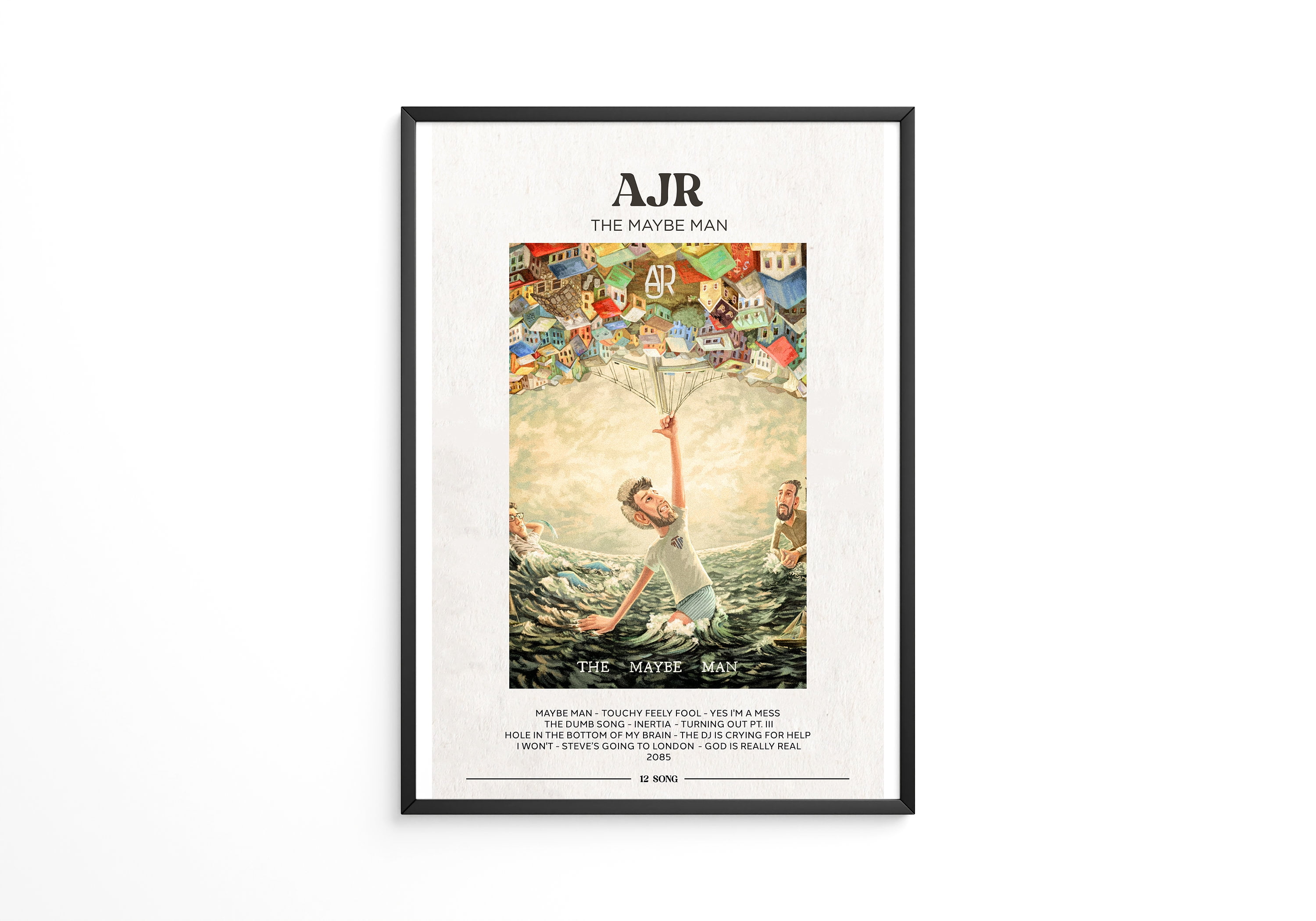 POSTER Ajr - The Maybe Man Album Poster / Album Cover Poster / Music ...