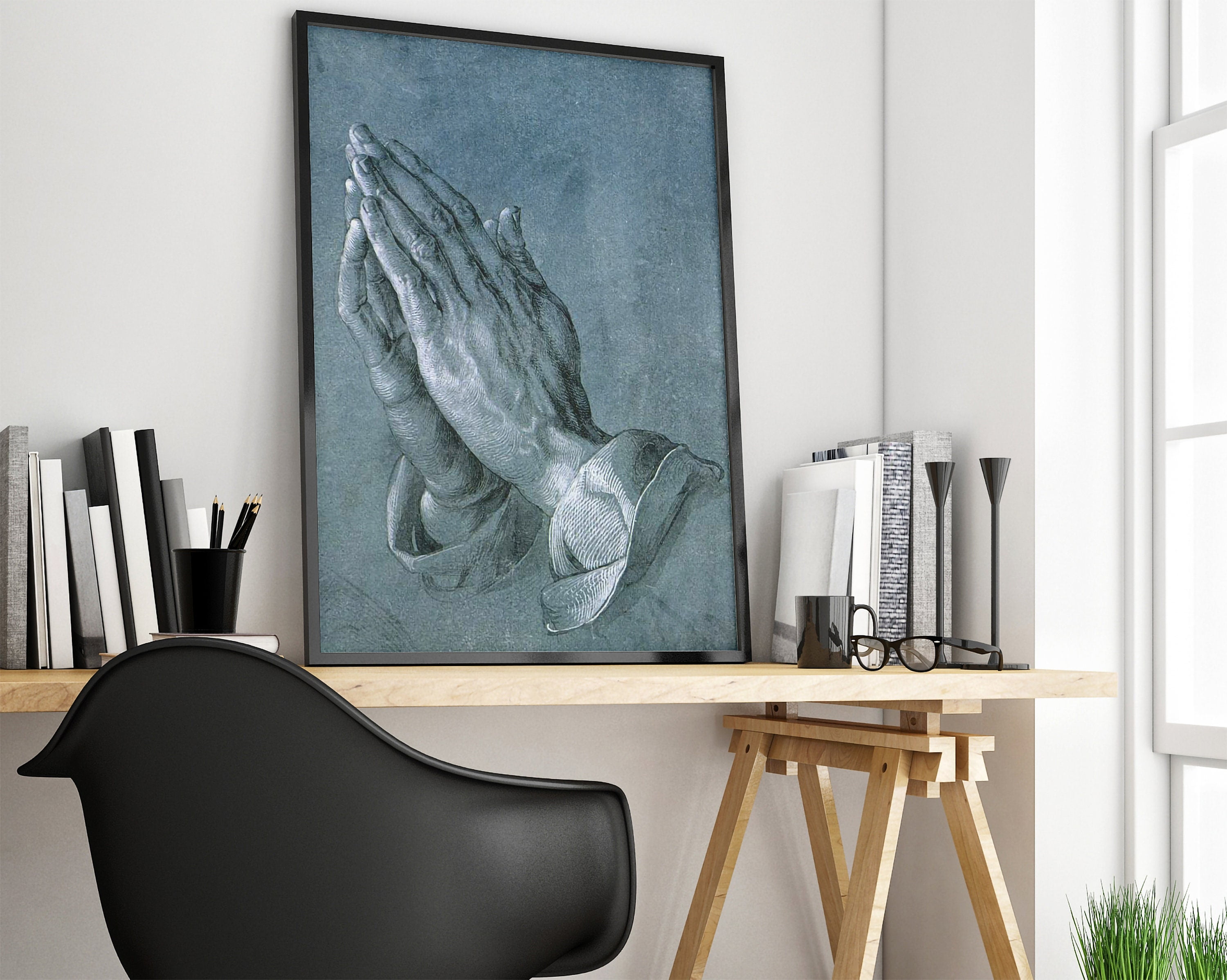POSTER Albrecht Durer Print, Praying Hands, Fine Art Print, Christian ...