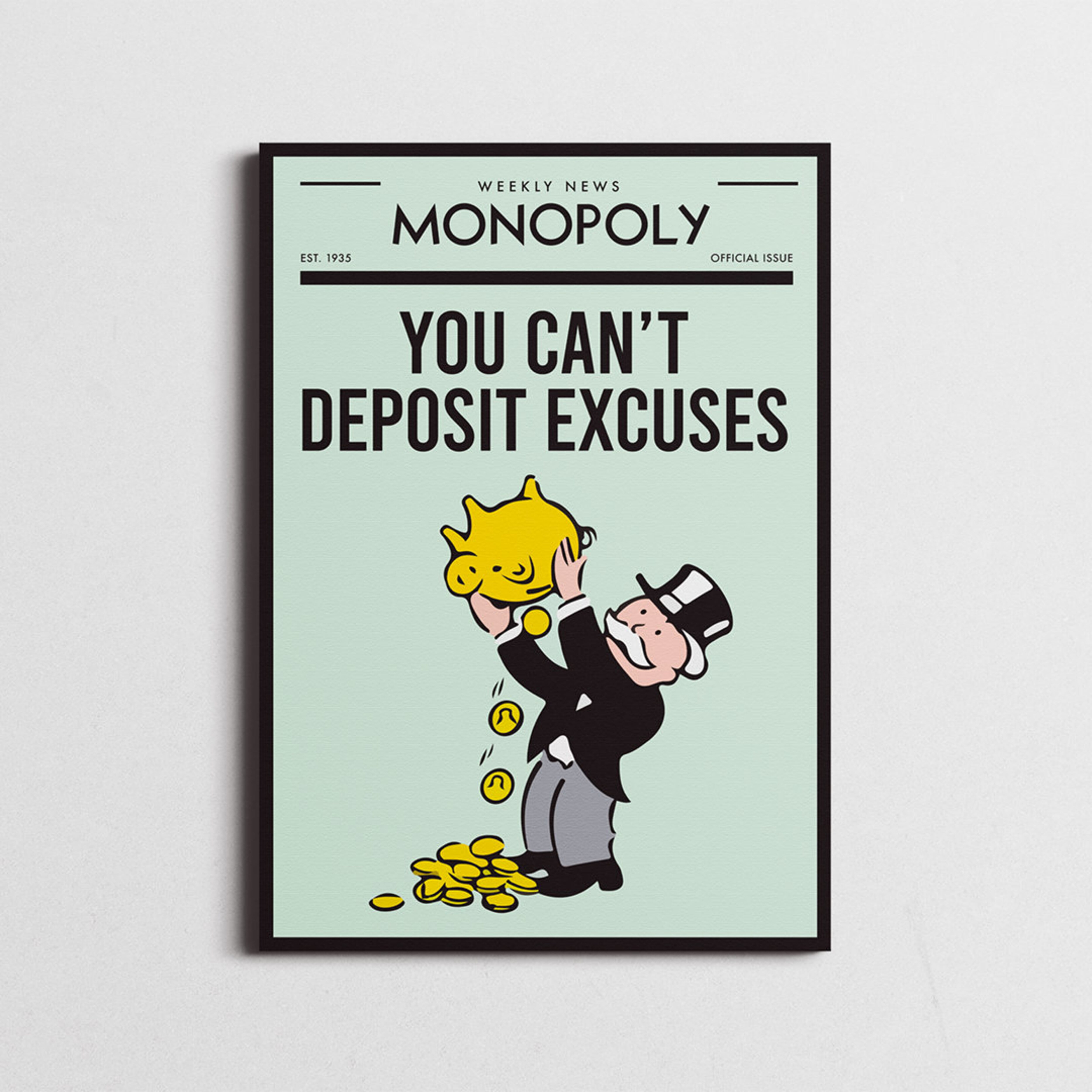POSTER Alec monopoly, monopoly motivational art, monopoly man art ...