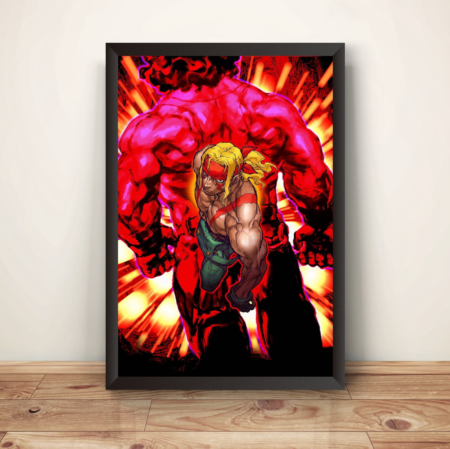 POSTER Alex VS Hugo Street Fighting Arcade Premium Poster-UNFRAMED ...
