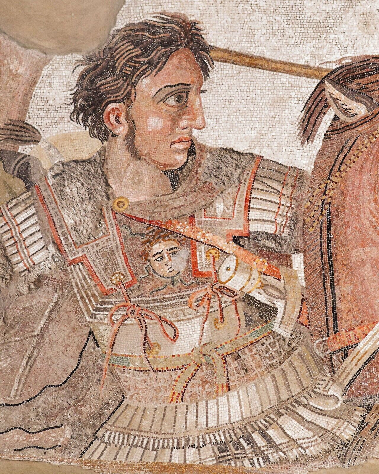 POSTER Alexander The Great Mosaic Tile Portrait Painting Poster War Art ...