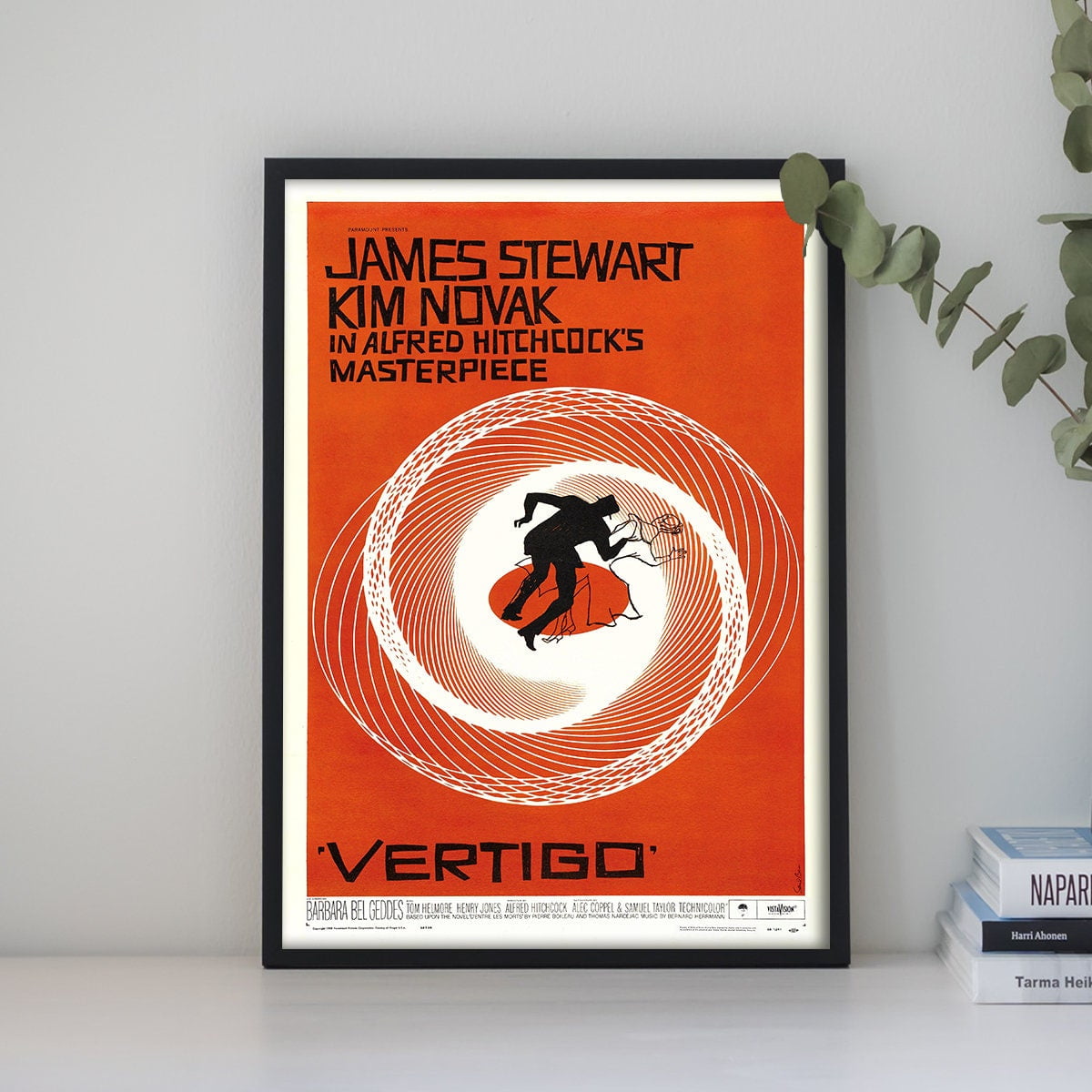 POSTER Alfred Hitchcock's Vertigo Movie Poster, Poster Printing ...